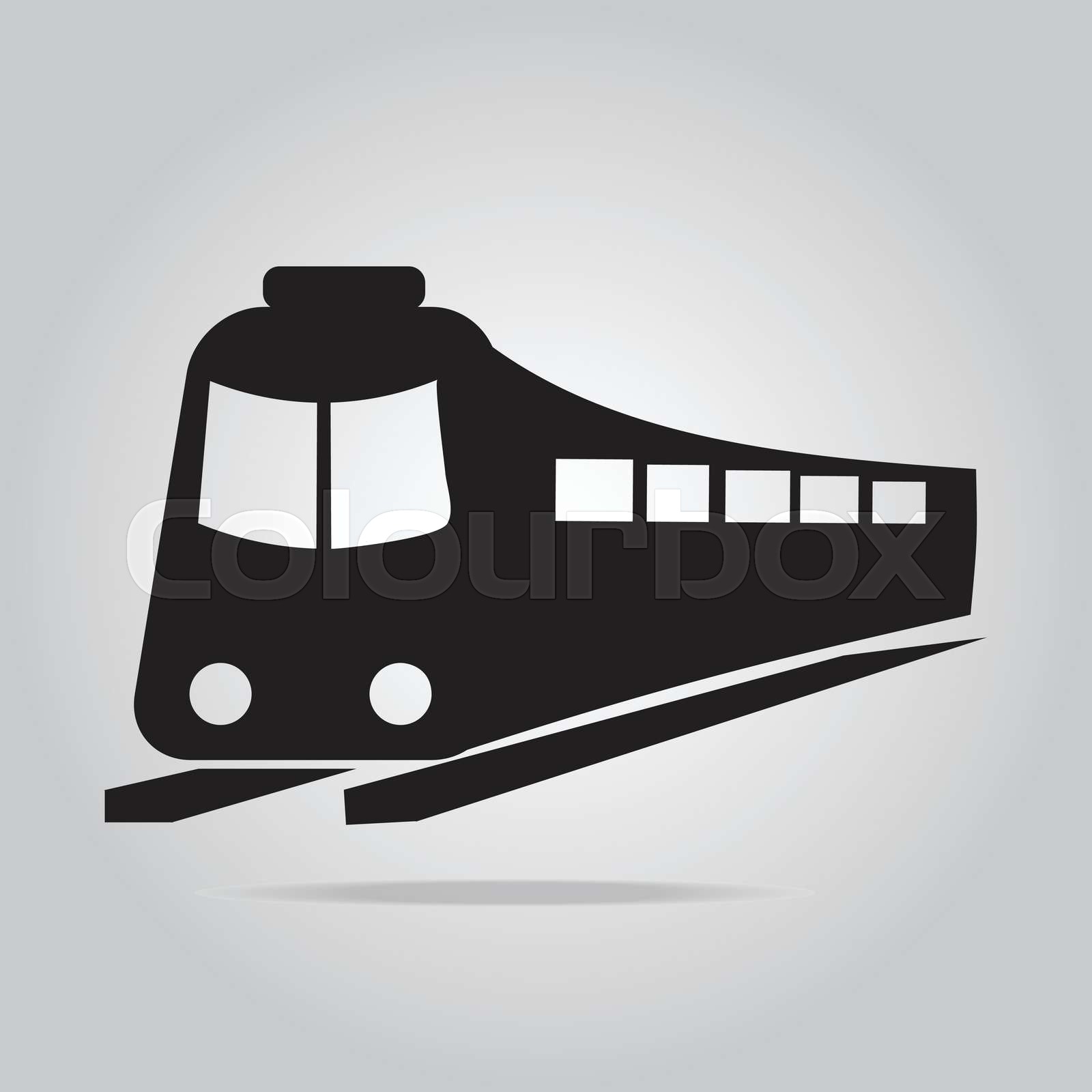 Train symbol illustration | Stock vector | Colourbox
