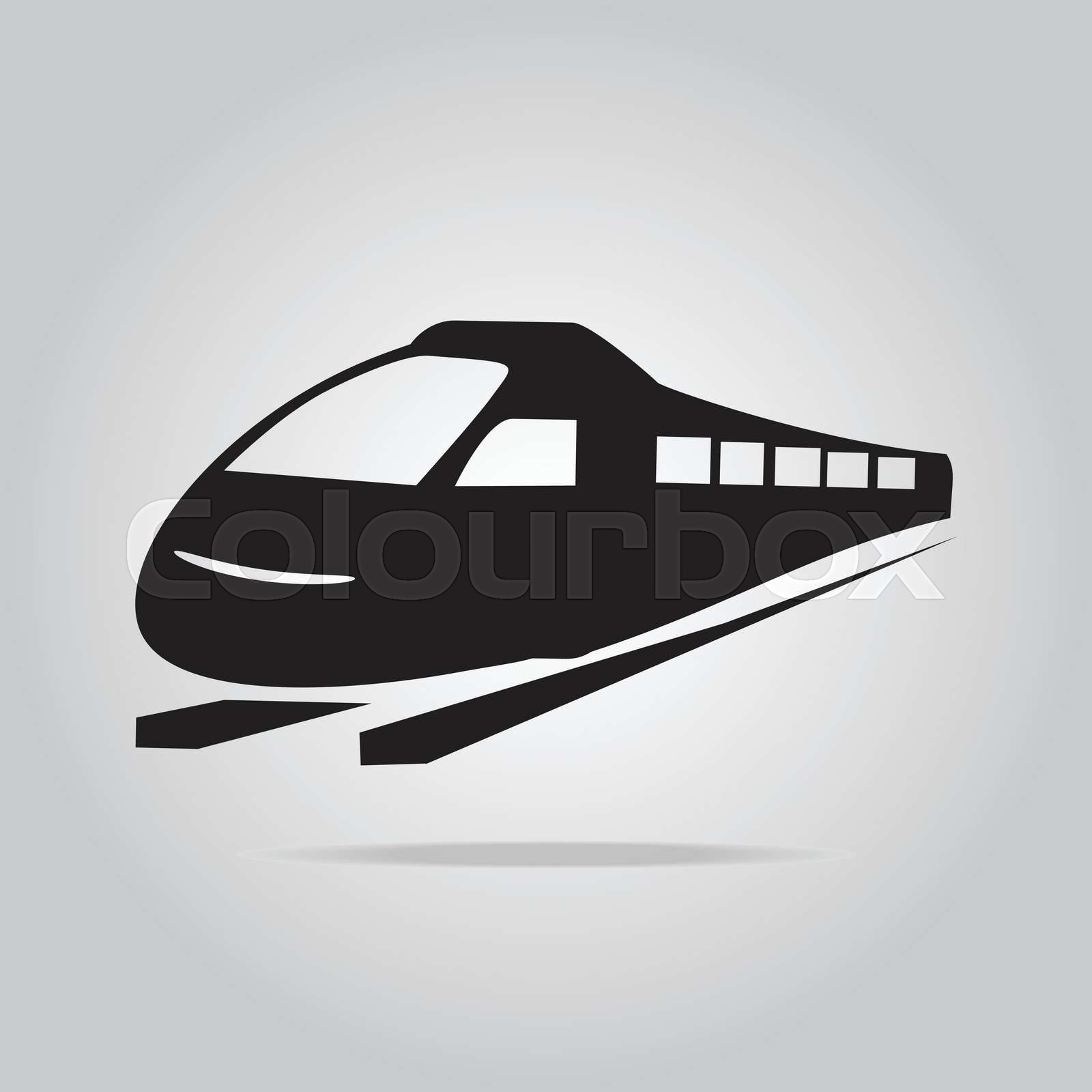 Train symbol illustration | Stock vector | Colourbox