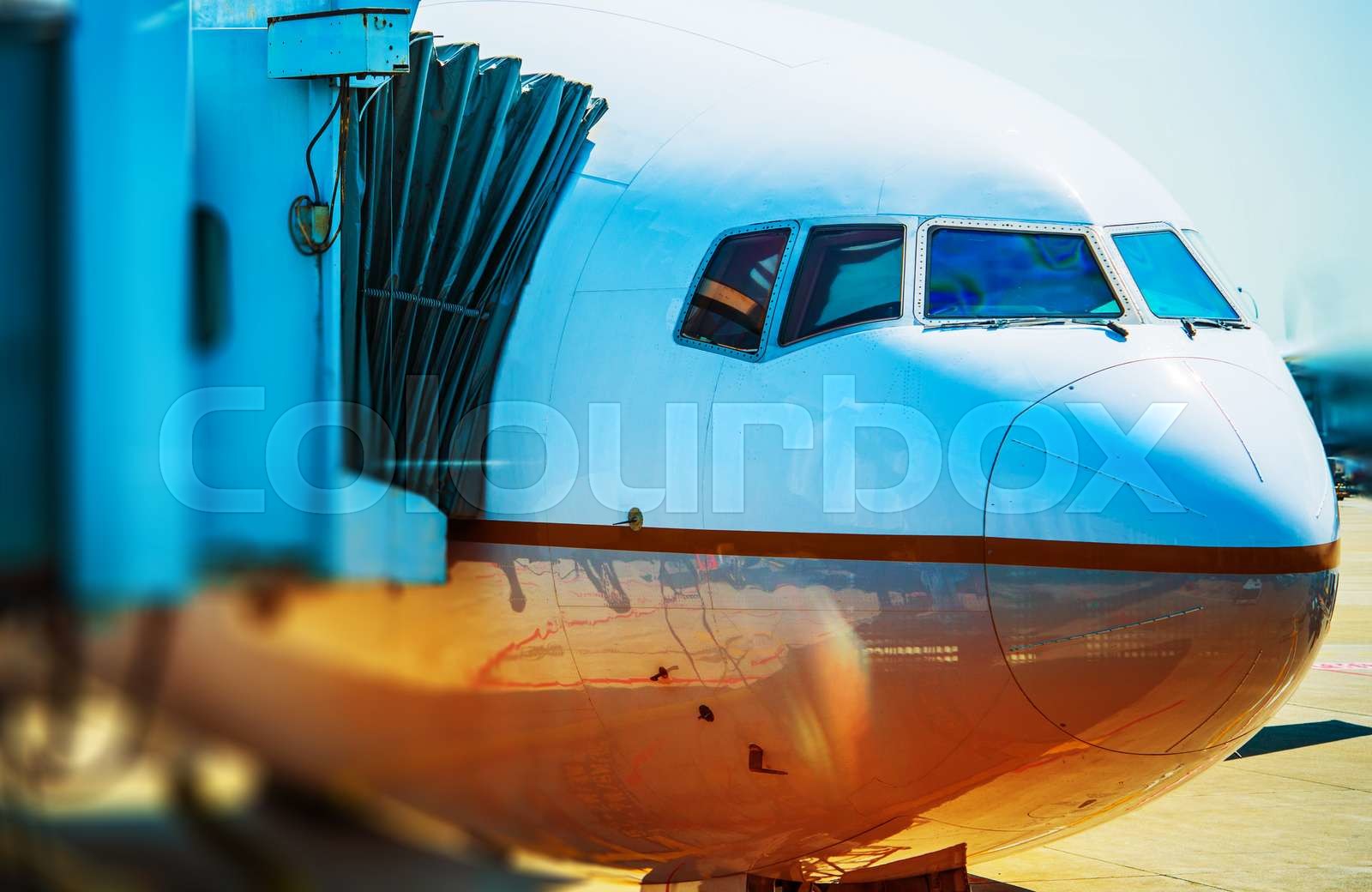 Airplane Flight | Stock image | Colourbox