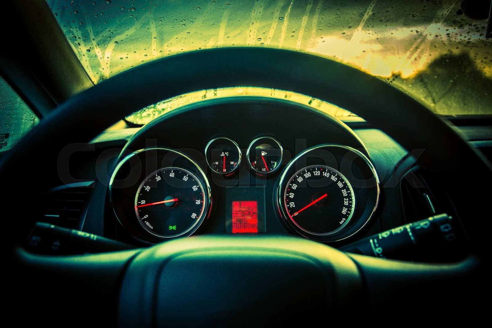 Car Dashboard Console | Stock image | Colourbox