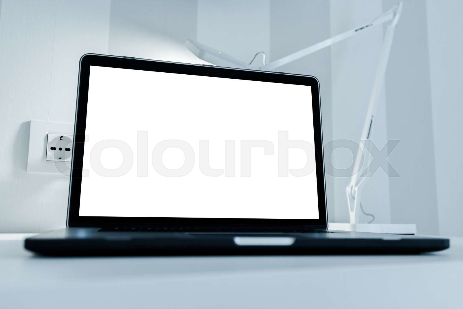Laptop Computer on Desk | Stock image | Colourbox