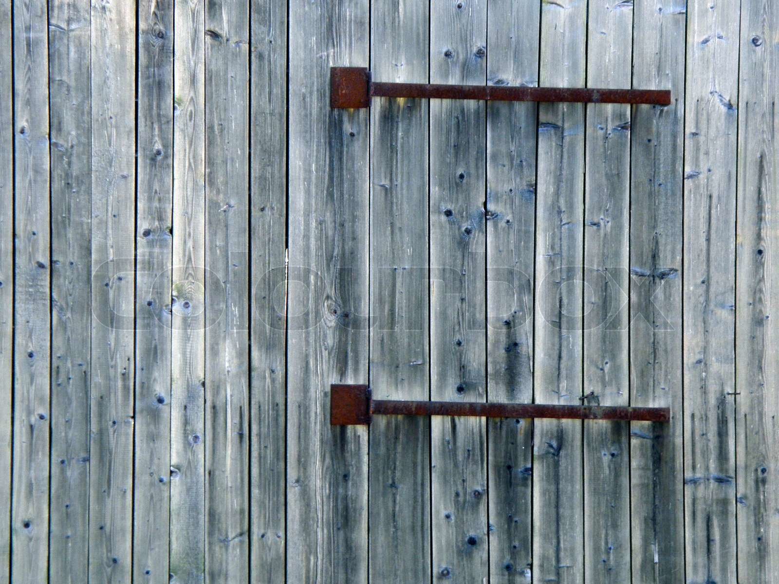 Old wooden gate. texture | Stock image | Colourbox