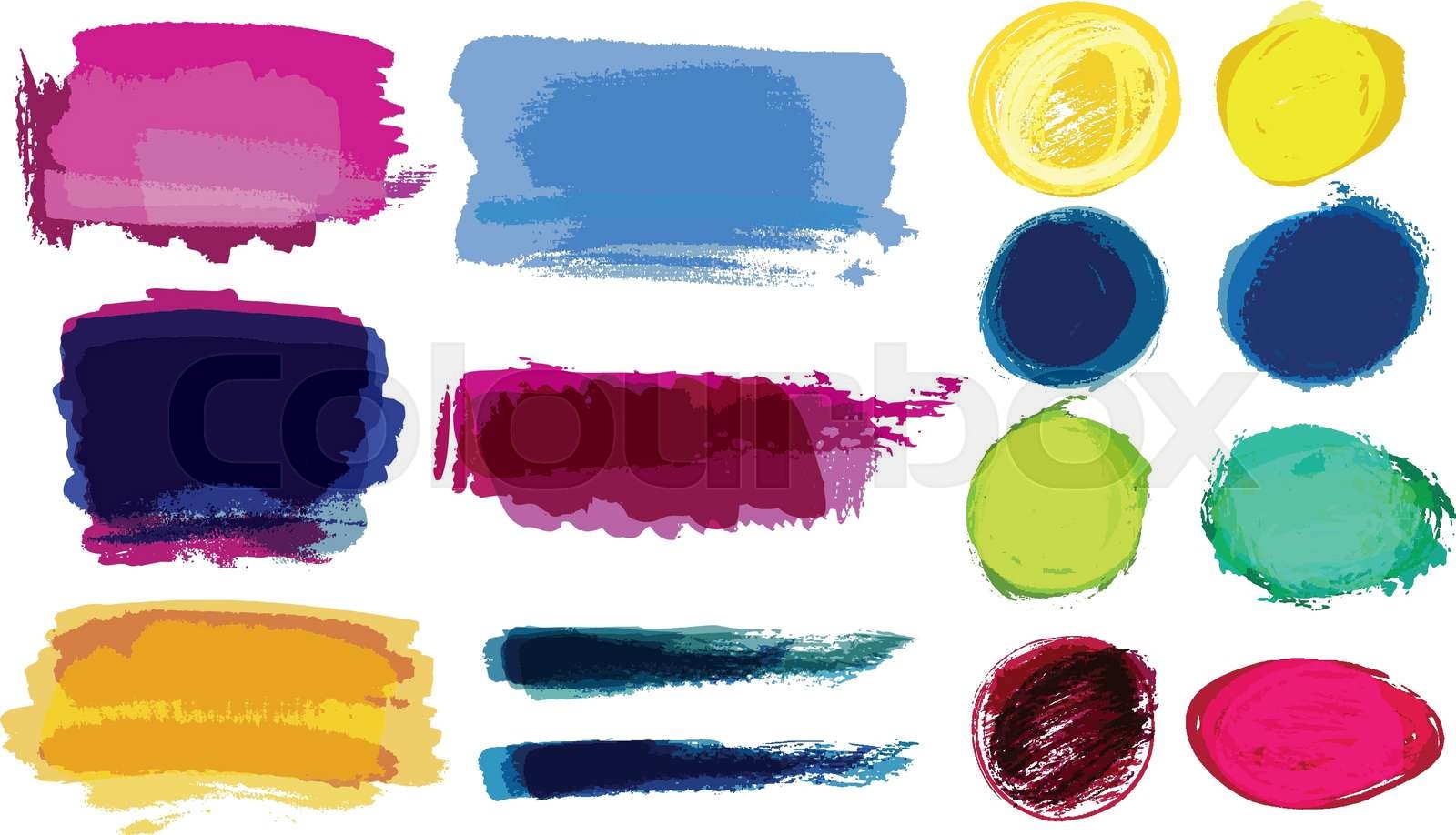 pinsel, tinte, kunst | Stock-Vektor | Colourbox