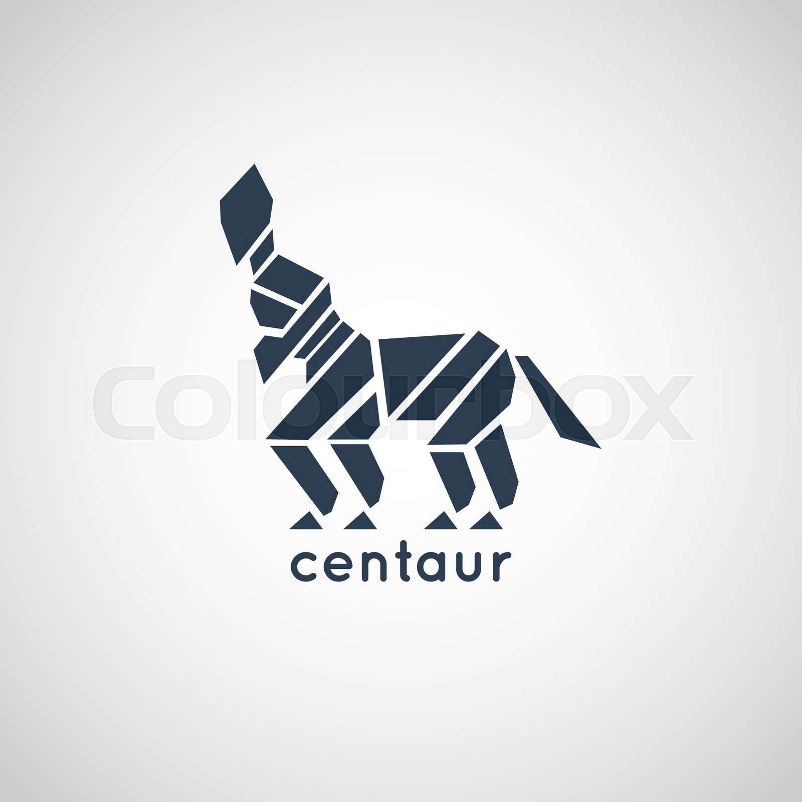 centaur logo vector | Stock vector | Colourbox
