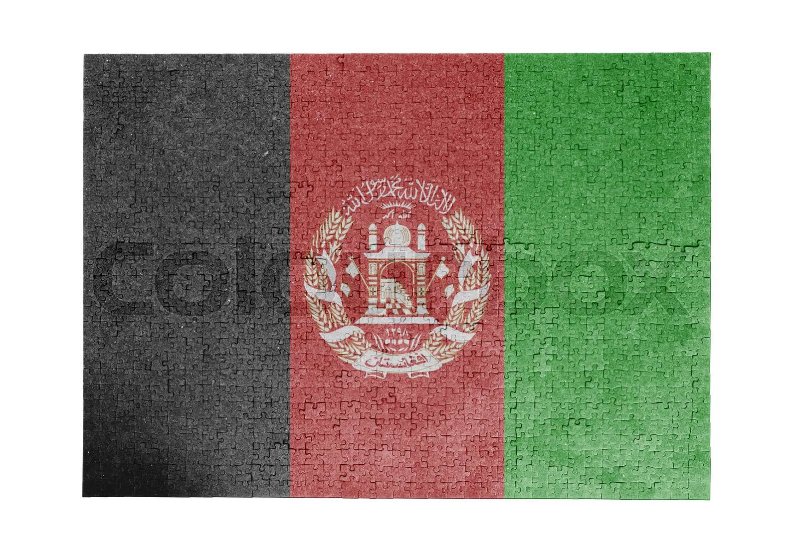 Large jigsaw puzzle of 1000 pieces - Afghanistan | Stock image | Colourbox