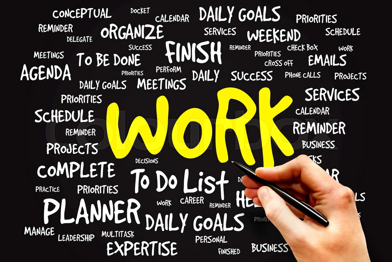 WORK | Stock image | Colourbox