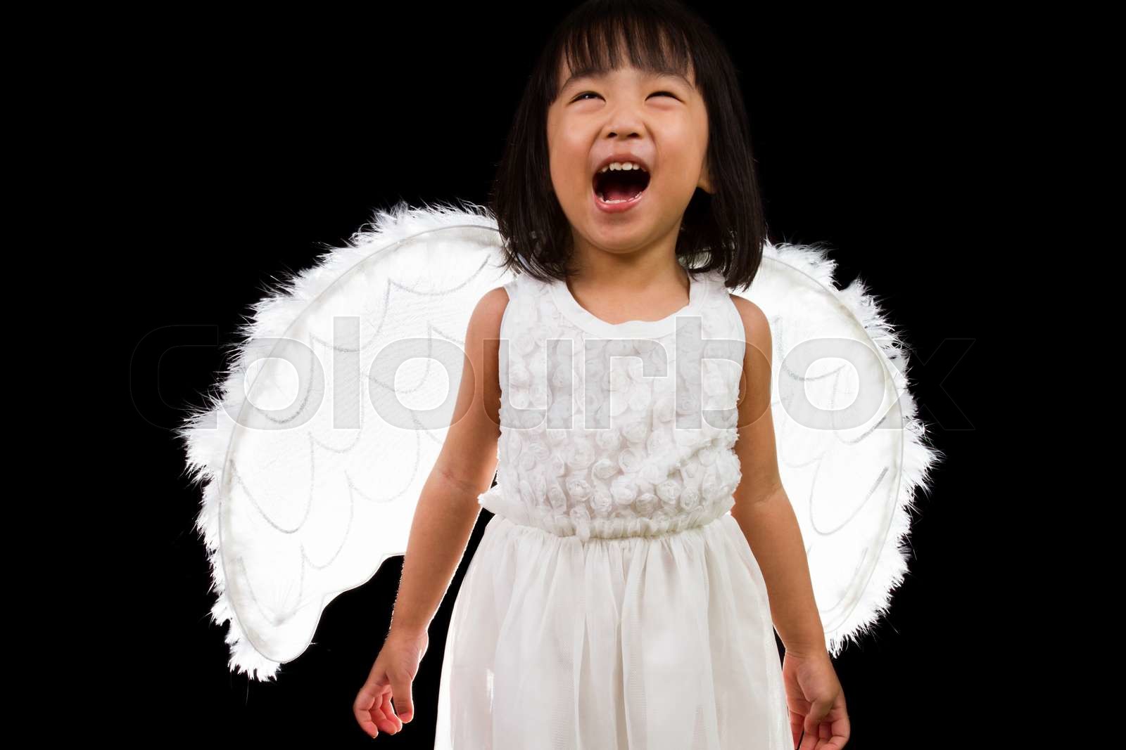 Asian Chinese Little Angel | Stock image | Colourbox