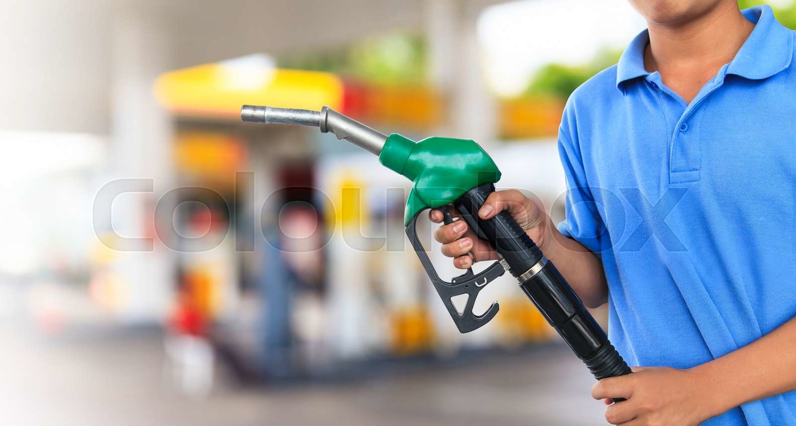 Gas pump | Stock image | Colourbox