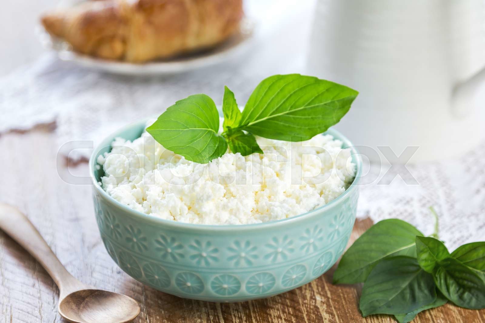 Homemade Ricotta cheese | Stock image | Colourbox