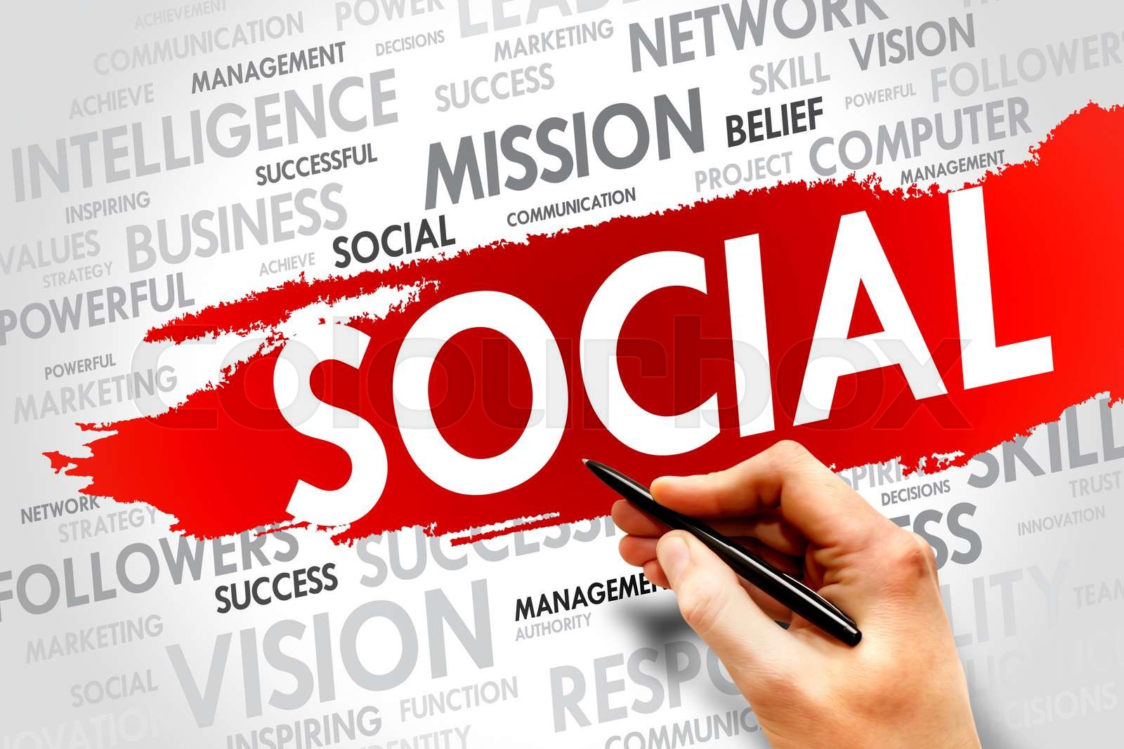 SOCIAL | Stock image | Colourbox