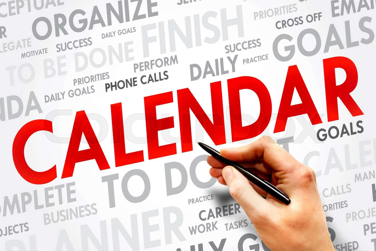 CALENDAR | Stock image | Colourbox