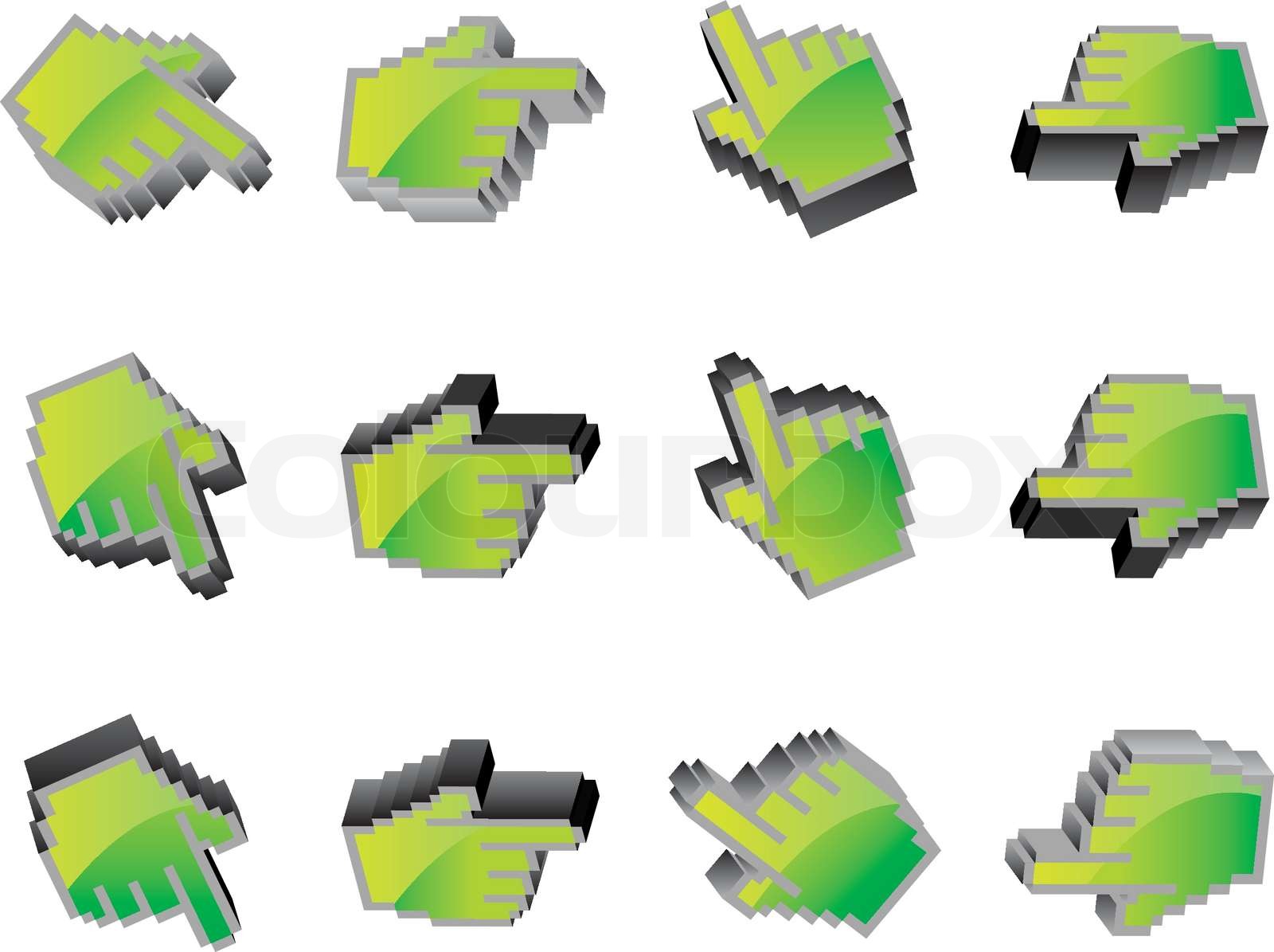 vector hand mouse symbol,vector illustration | Stock vector | Colourbox