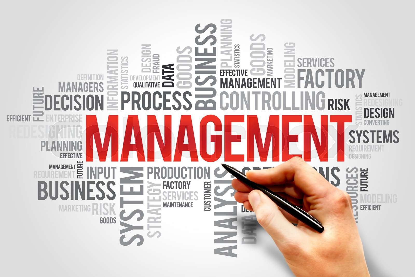 MANAGEMENT word cloud | Stock image | Colourbox