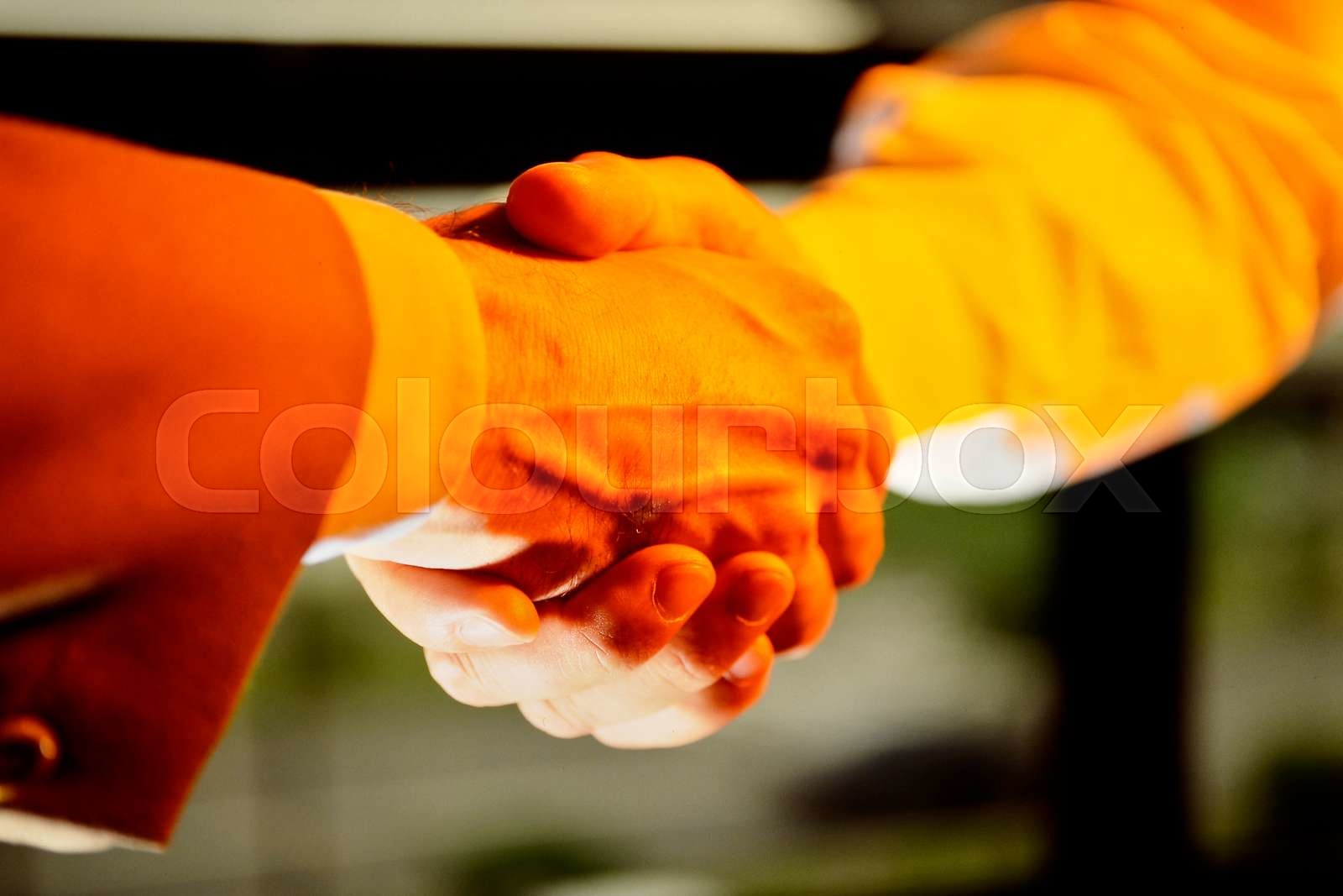 handschlag, meeting, bewegung | Stock Bild | Colourbox