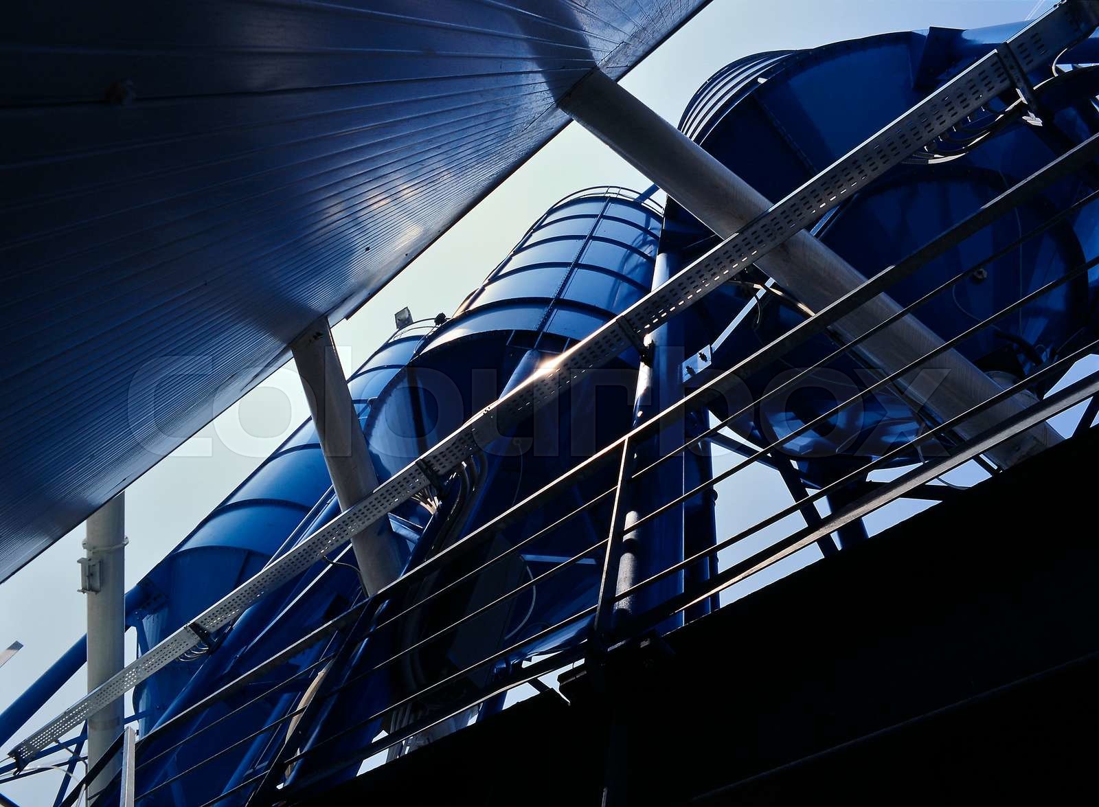 Tower Silos Bulk Storage | Stock image | Colourbox