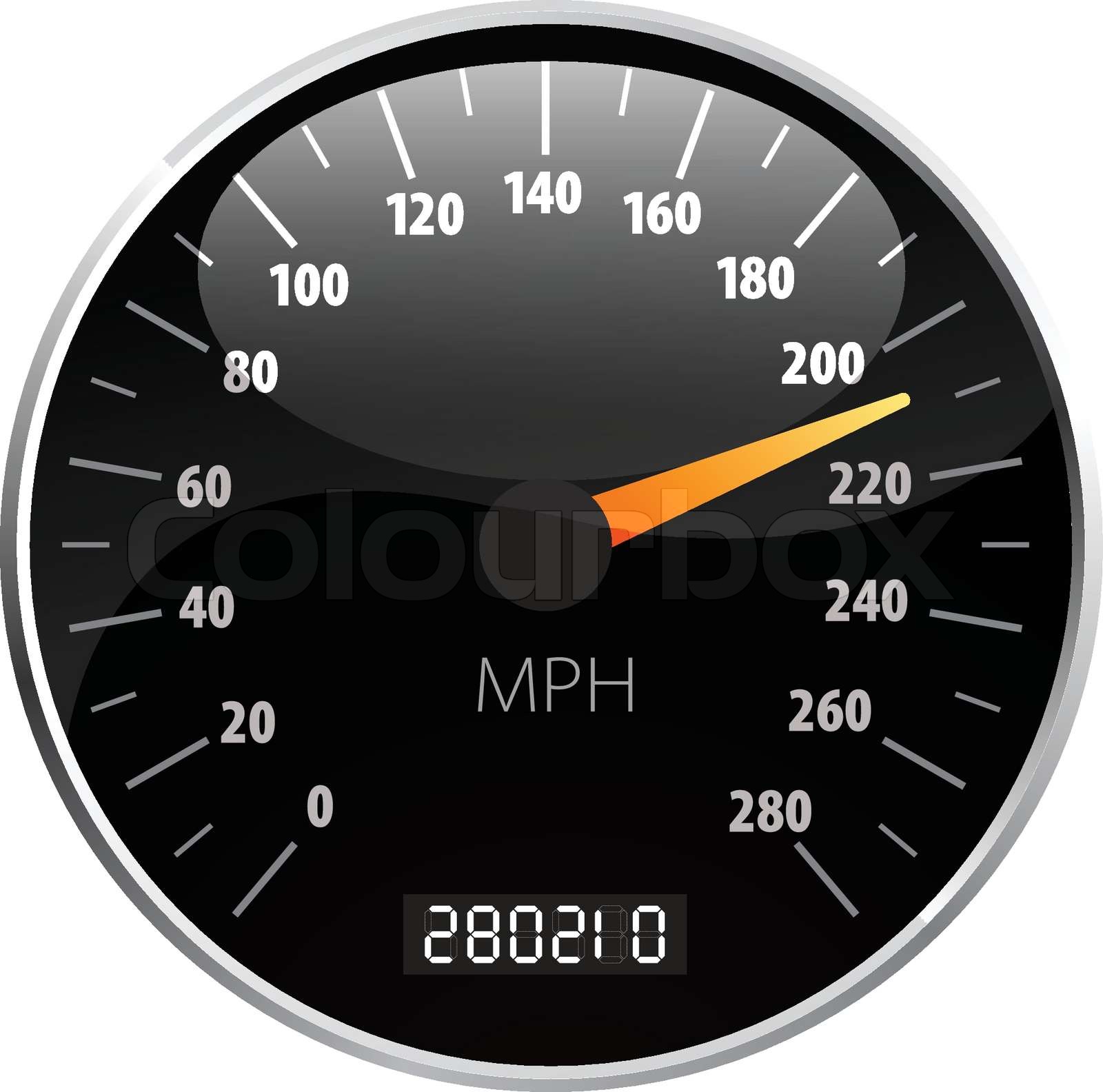 Tachometer Vektor-Illustration | Stock-Vektor | Colourbox