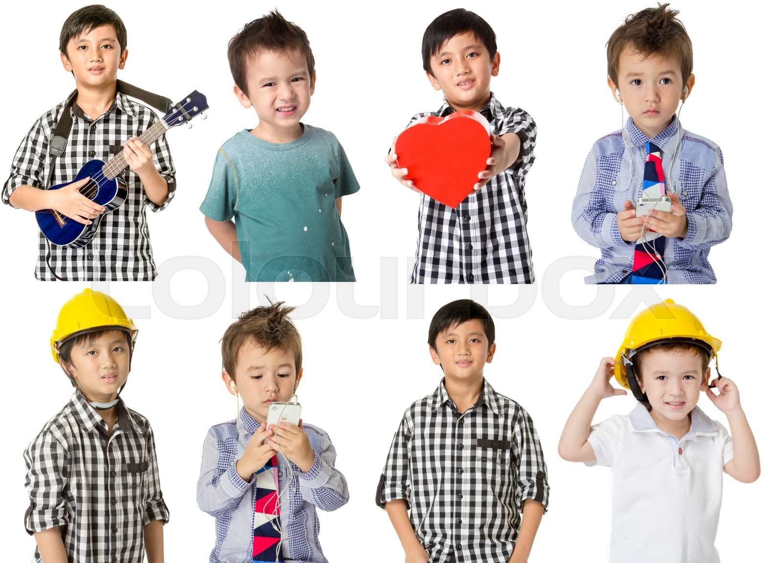many different children | Stock image | Colourbox
