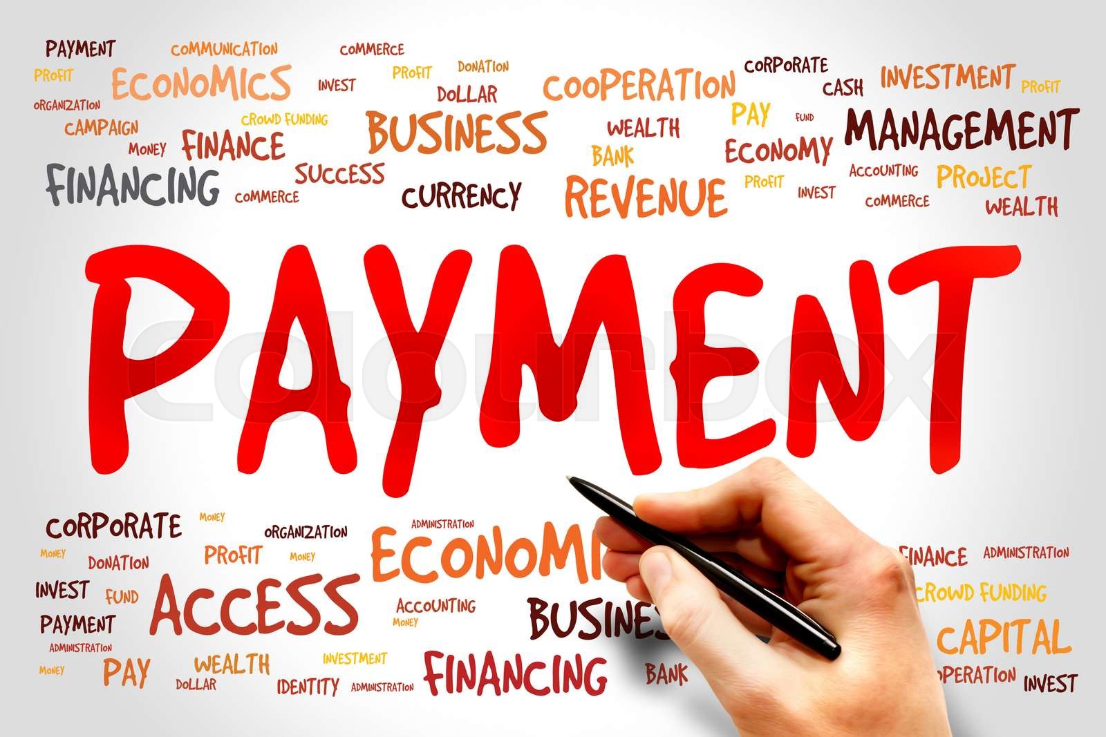 PAYMENT | Stock image | Colourbox