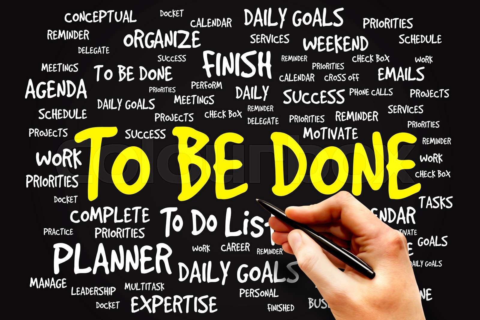 TO BE DONE | Stock image | Colourbox