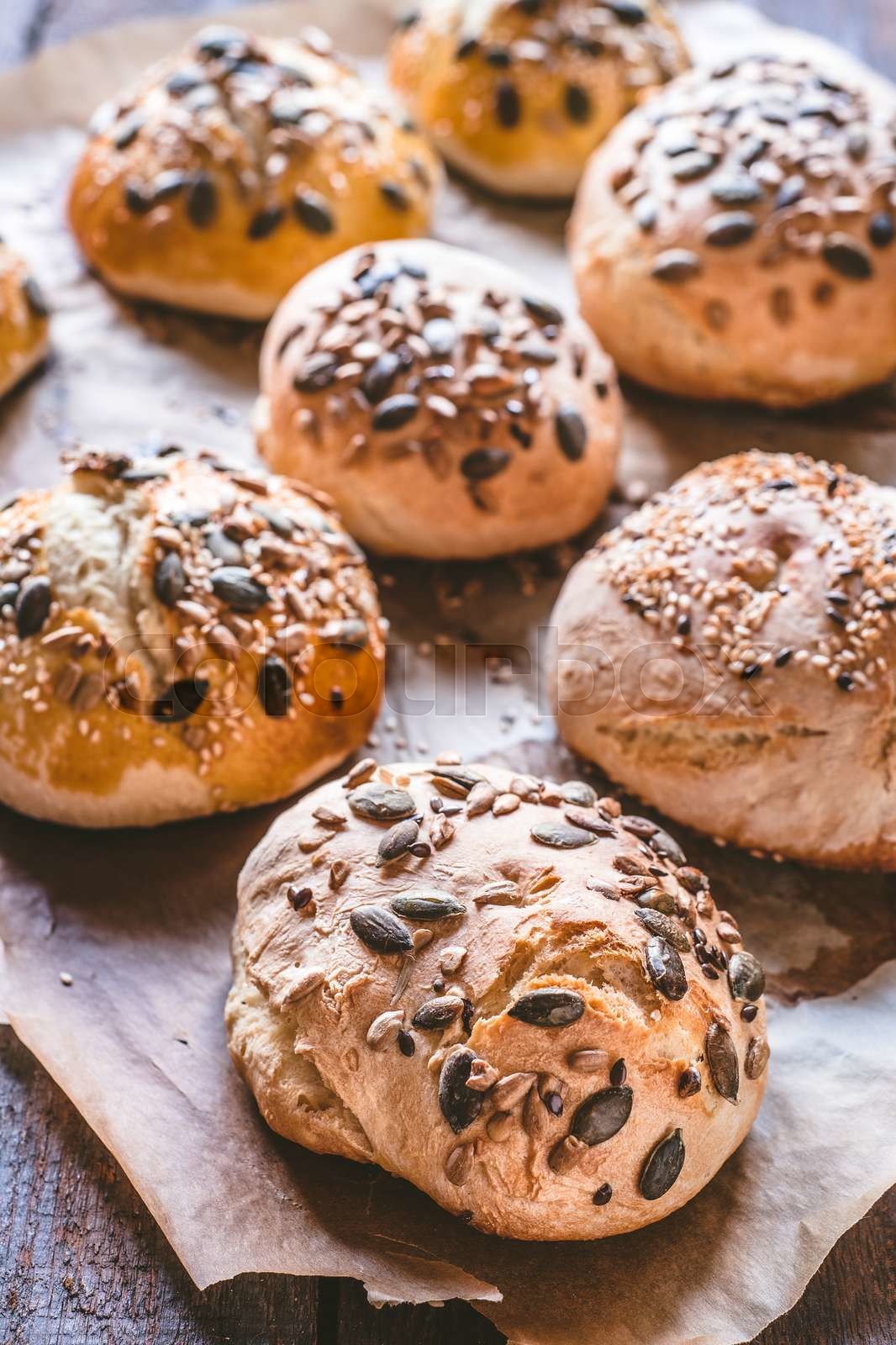 Homemade buns | Stock image | Colourbox