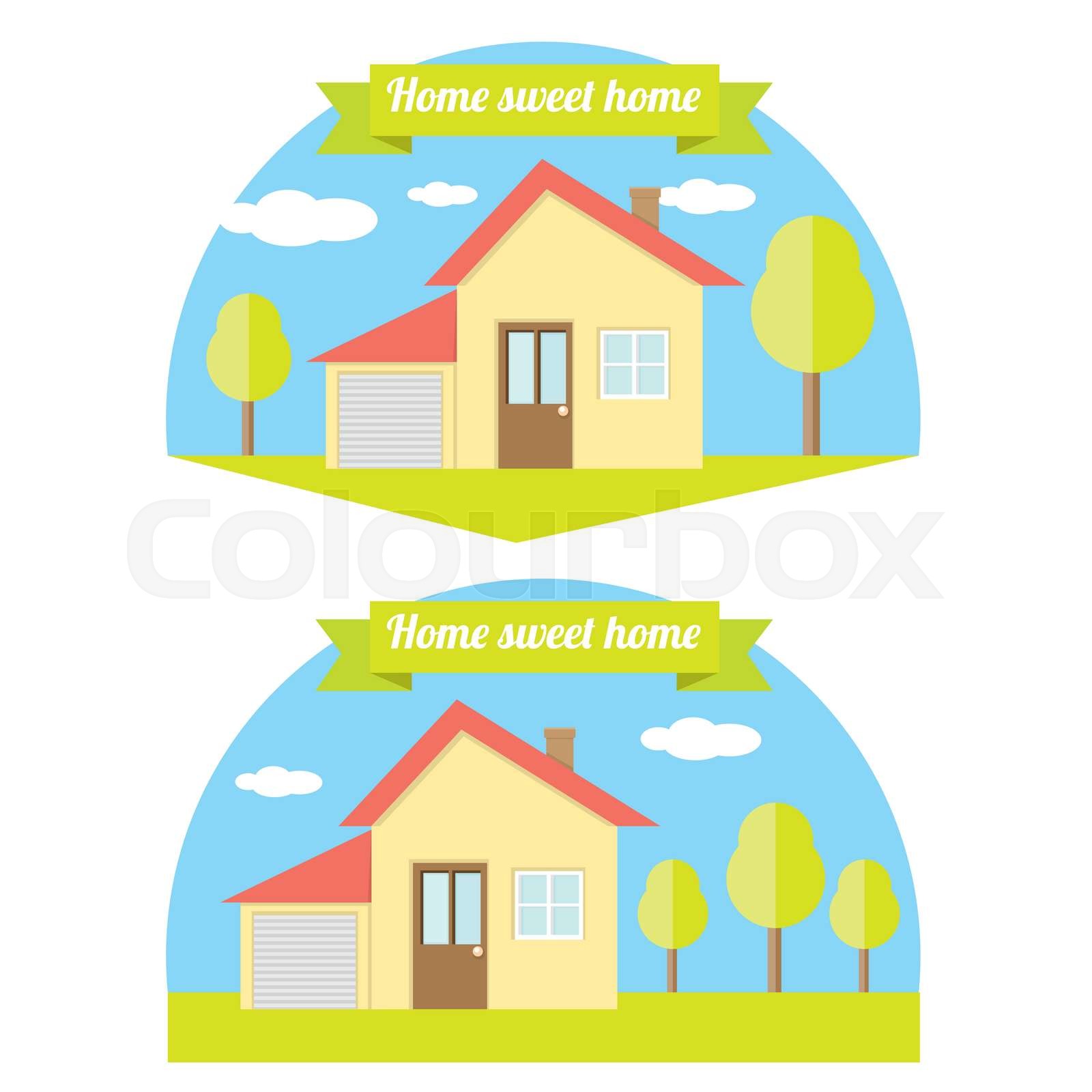 Home Sweet Home Sign Clip Art