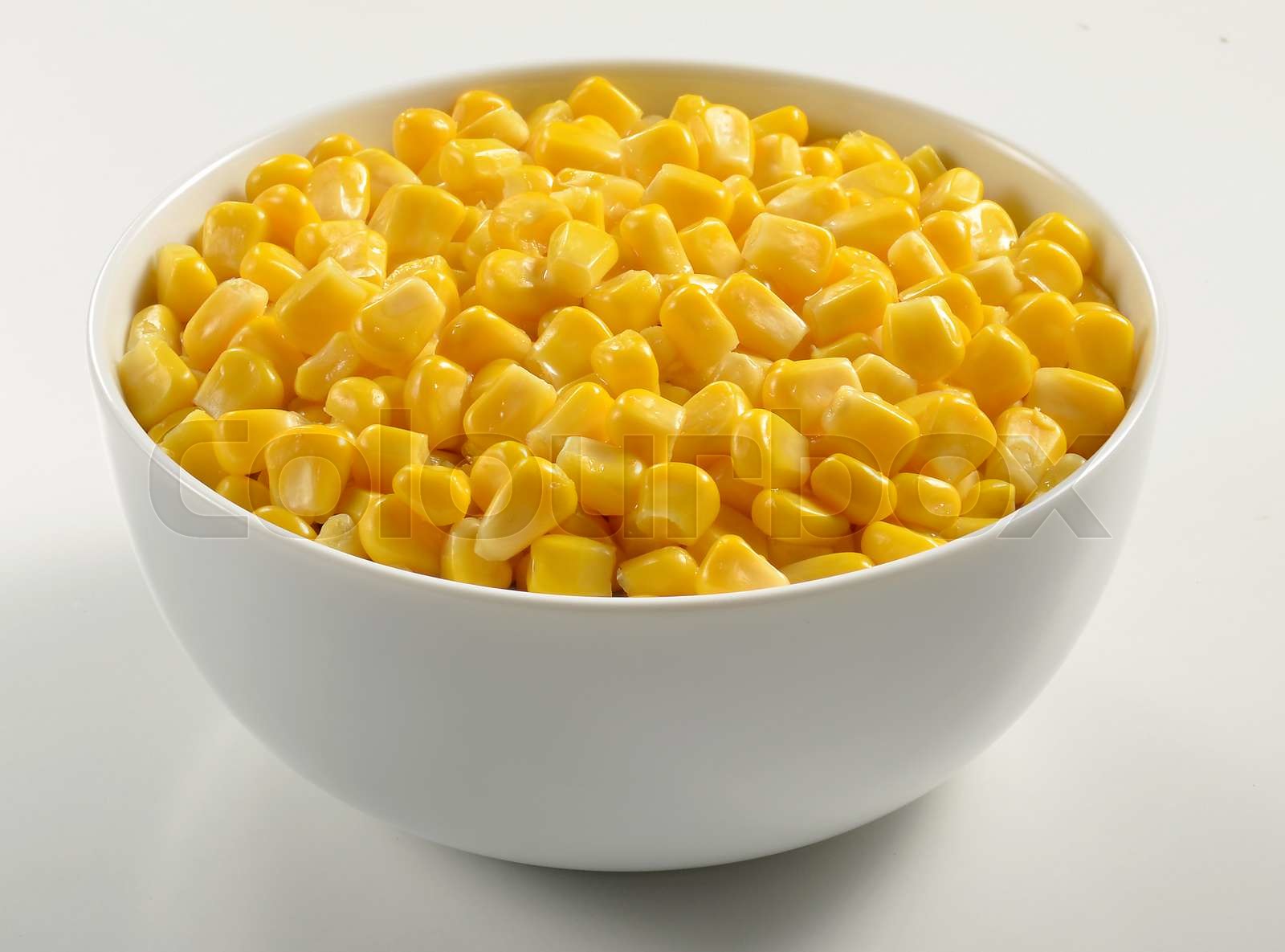 Bowl of Corn | Stock image | Colourbox