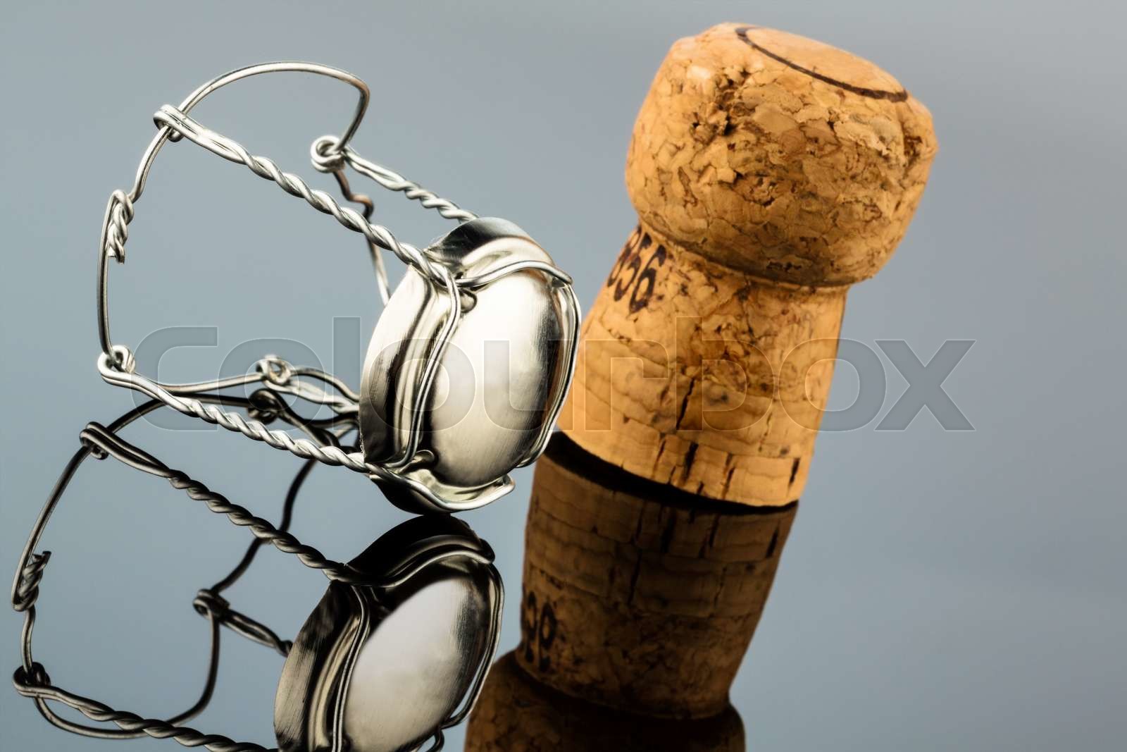 champagne corks and agraffe | Stock image | Colourbox
