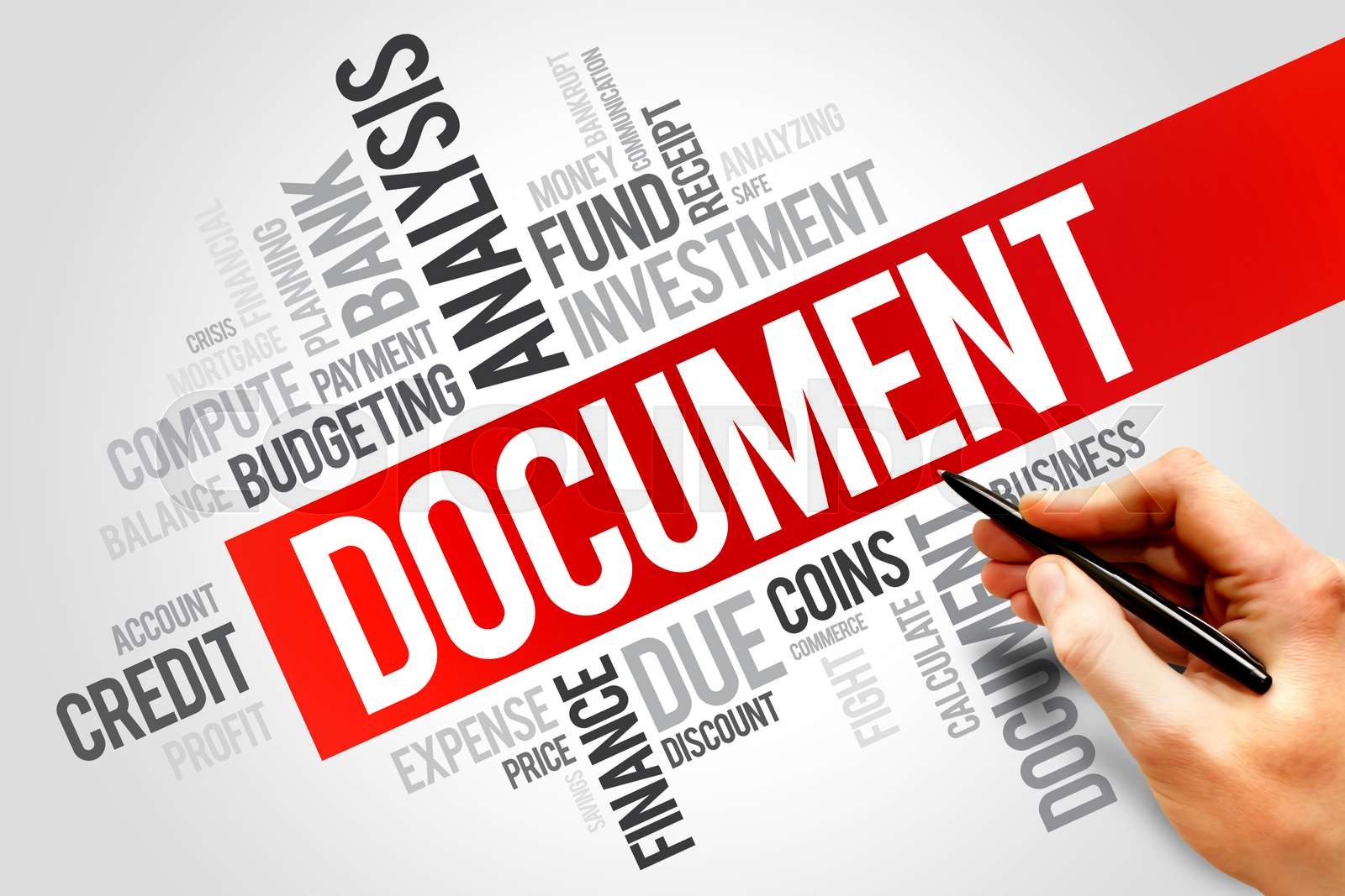 DOCUMENT | Stock image | Colourbox