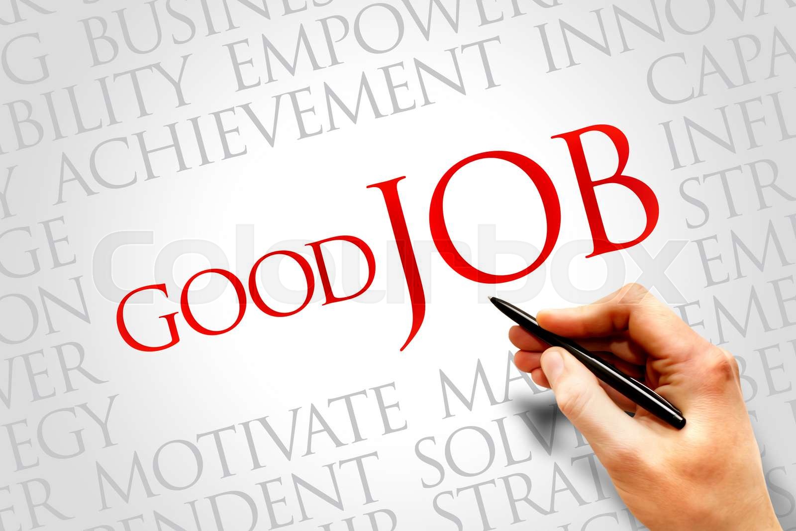 Good Job | Stock image | Colourbox