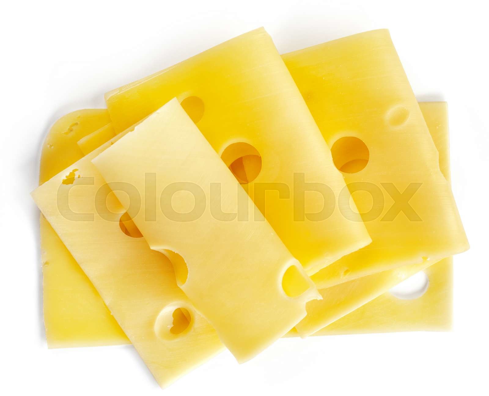 cheese slices | Stock image | Colourbox