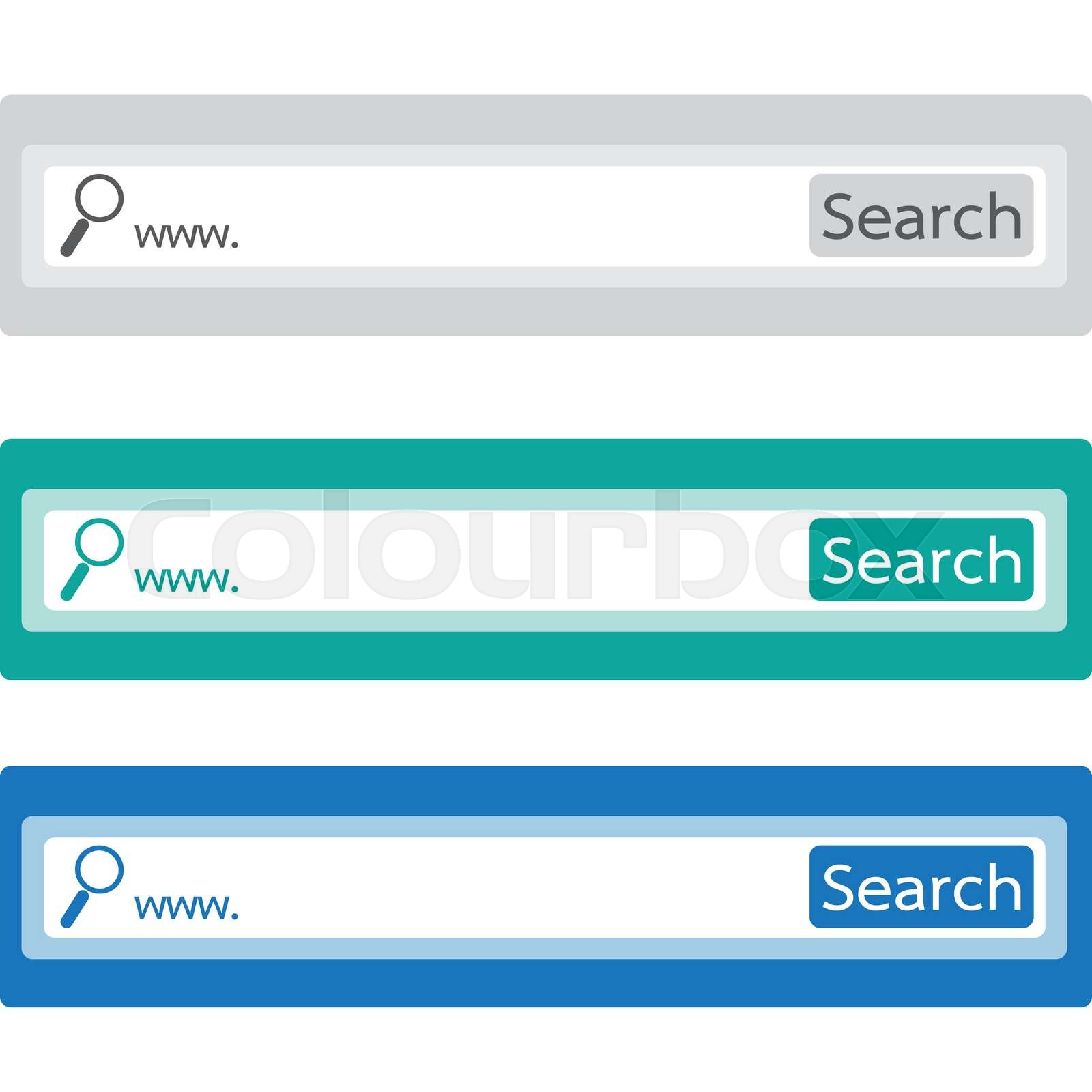search bar icon | Stock vector | Colourbox