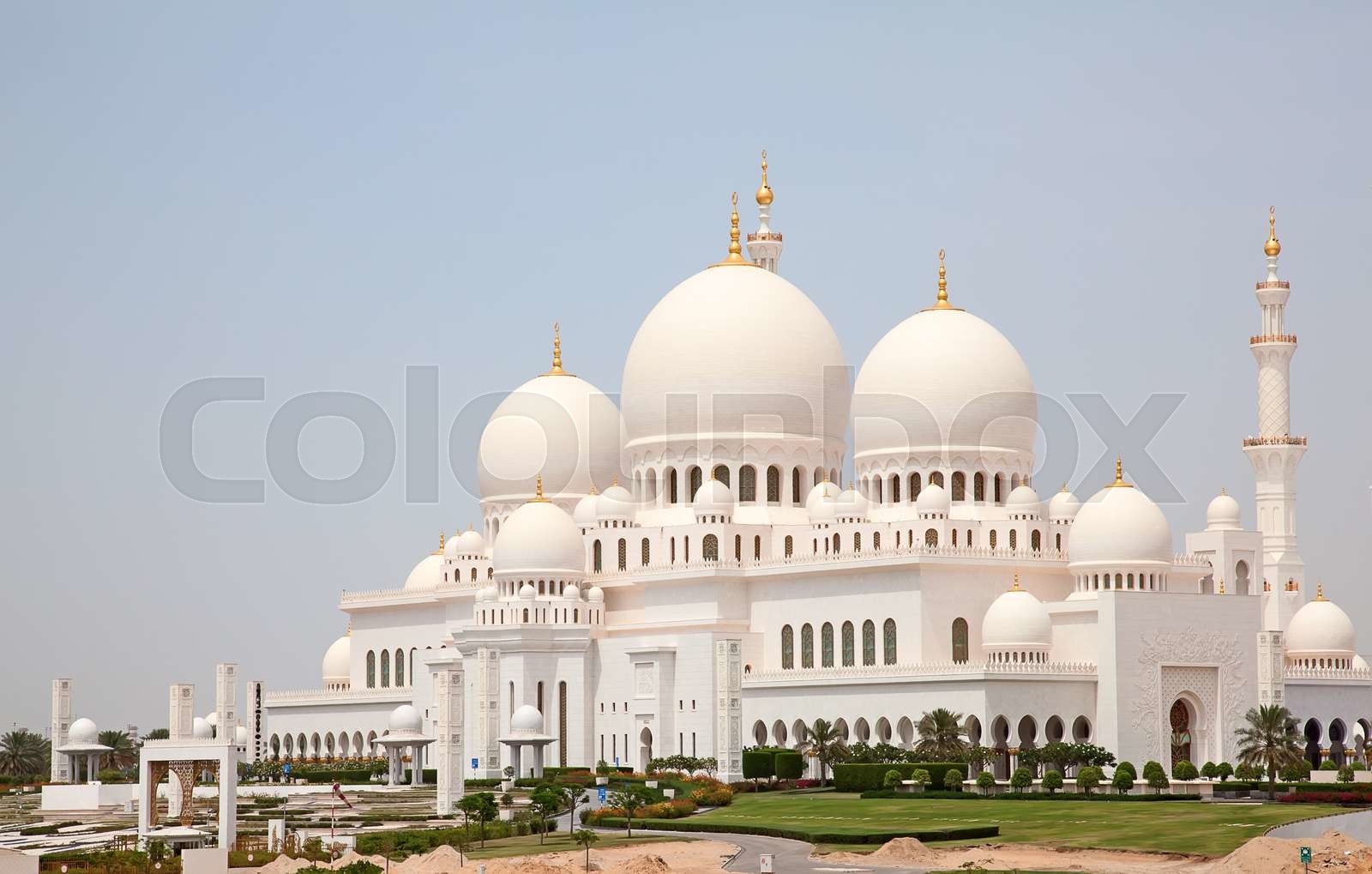 Sheikh Zayed mosque | Stock image | Colourbox