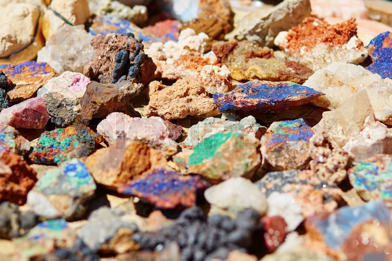 Colorful minerals | Stock image | Colourbox