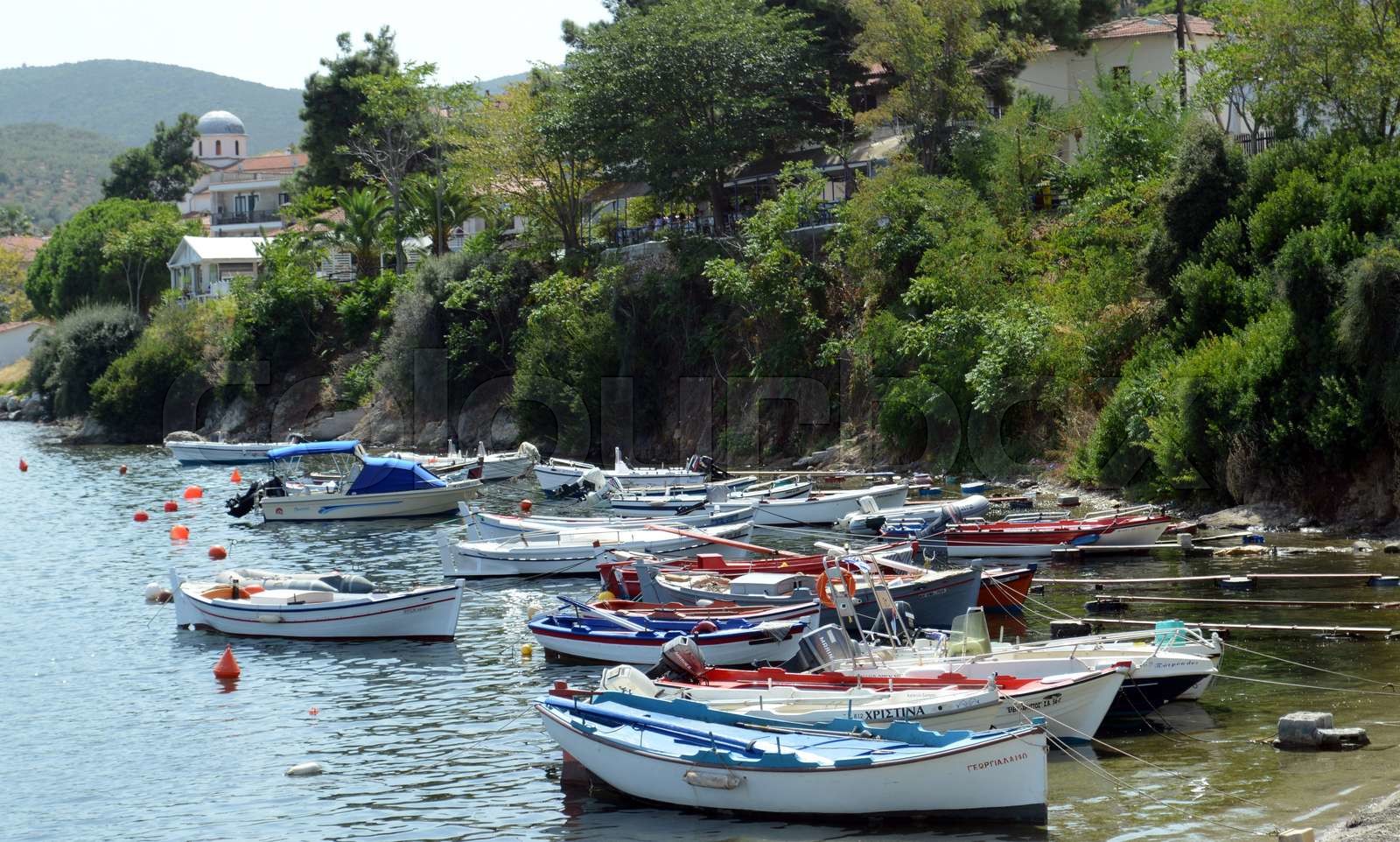 Traditional Fishing Boats Stock Image Colourbox