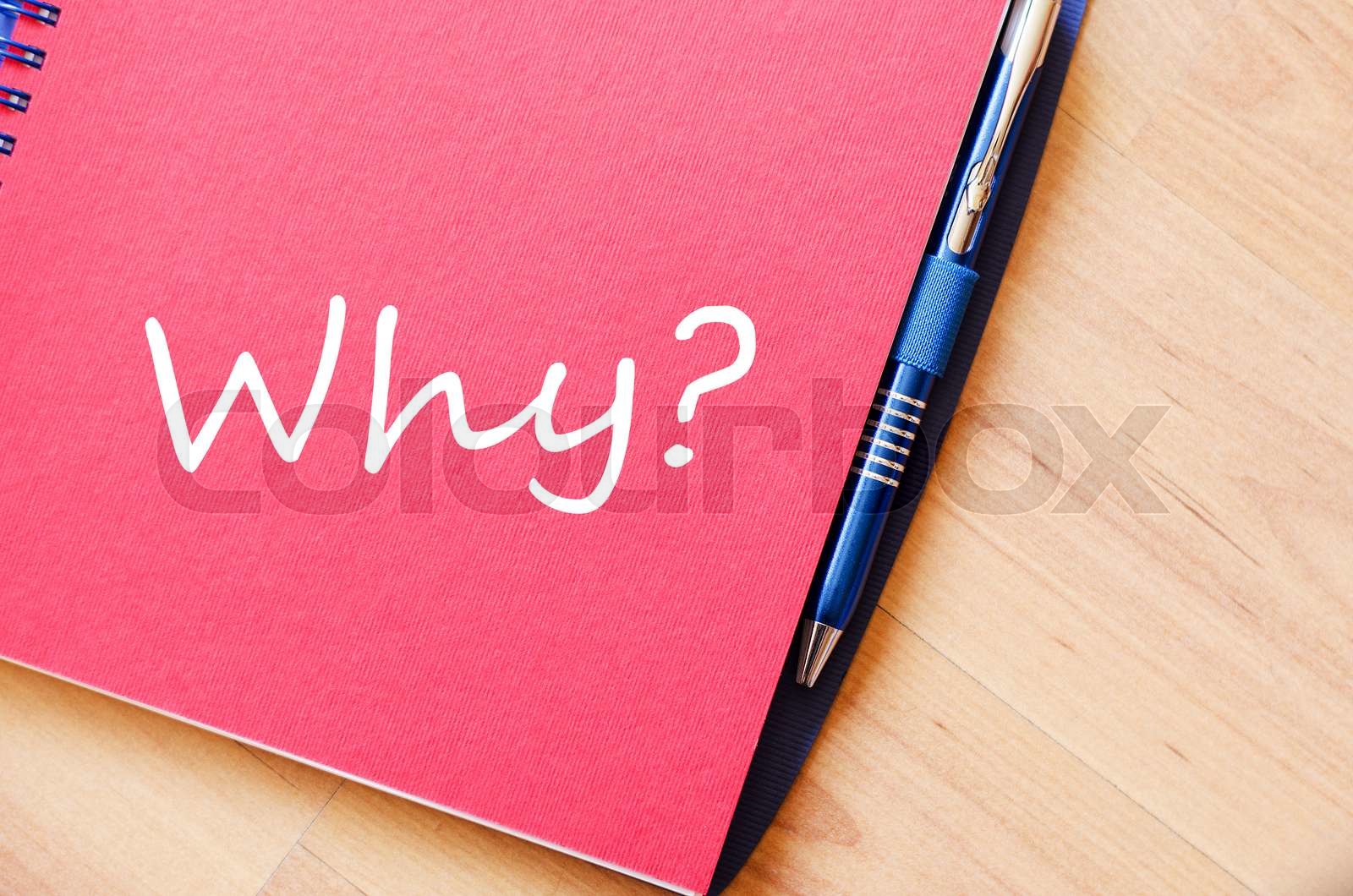 Why text concept | Stock image | Colourbox