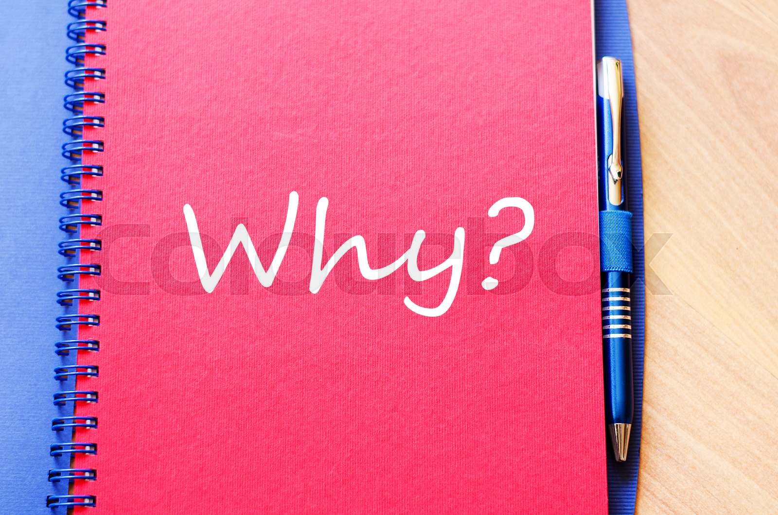 Why text concept | Stock image | Colourbox