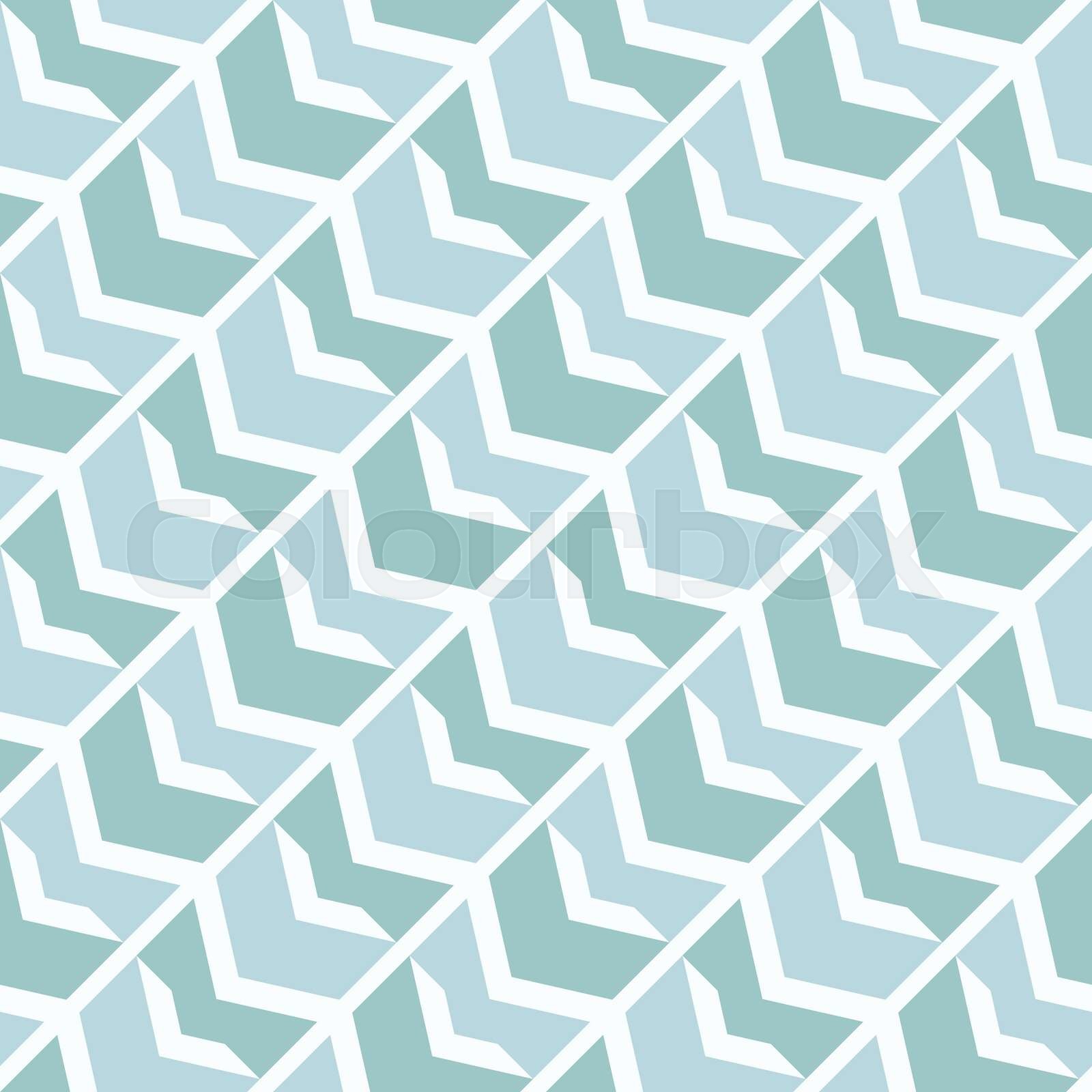 zig zag geometric pattern | Stock vector | Colourbox