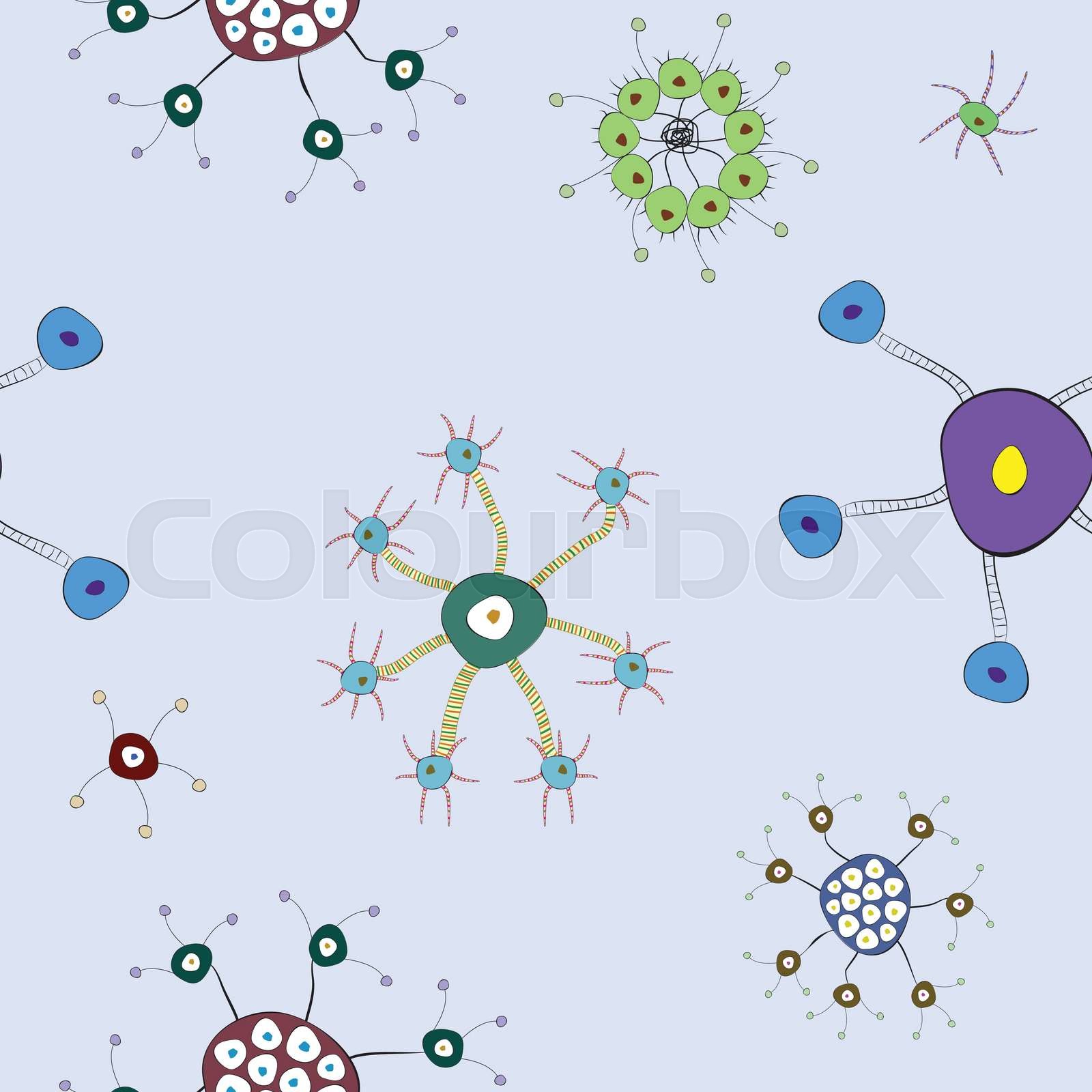 silly funny pattern | Stock vector | Colourbox