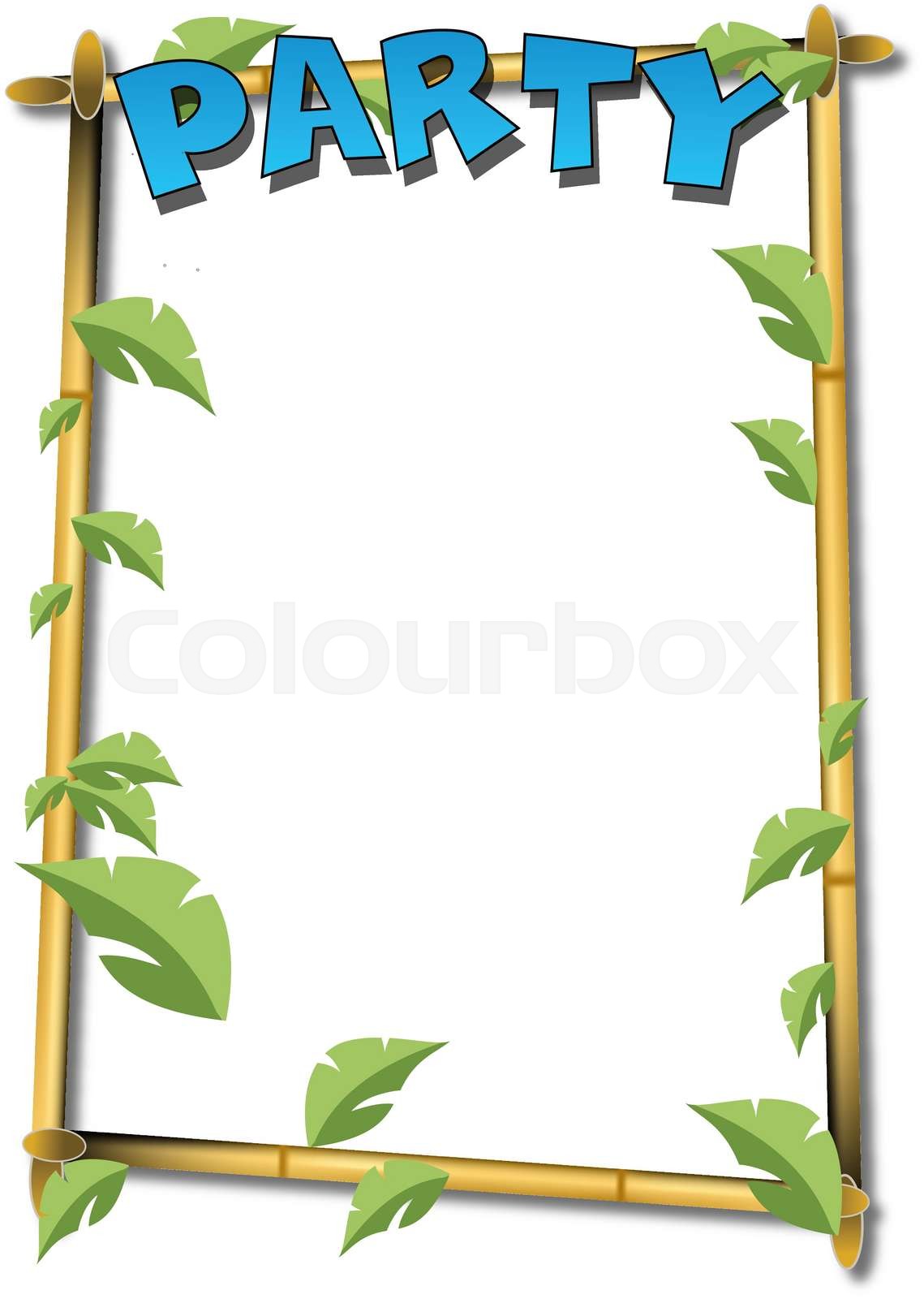 PARTY BORDER | Stock vector | Colourbox