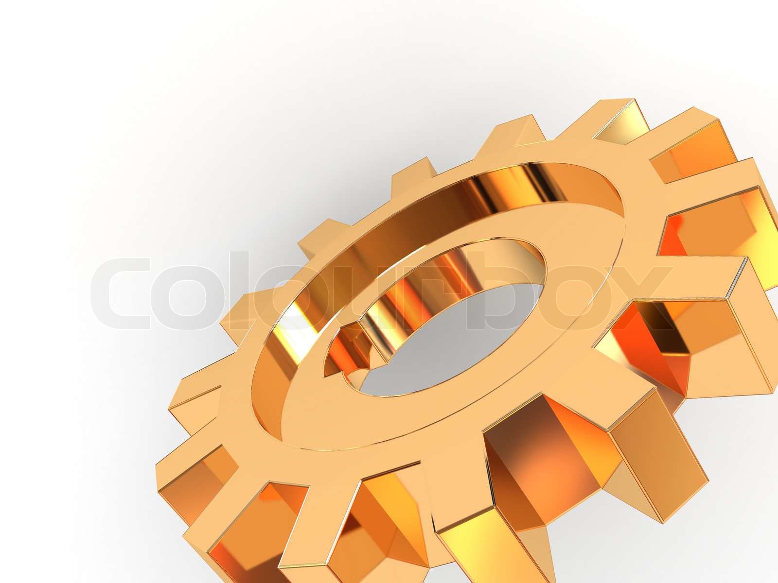gear. 3d | Stock image | Colourbox