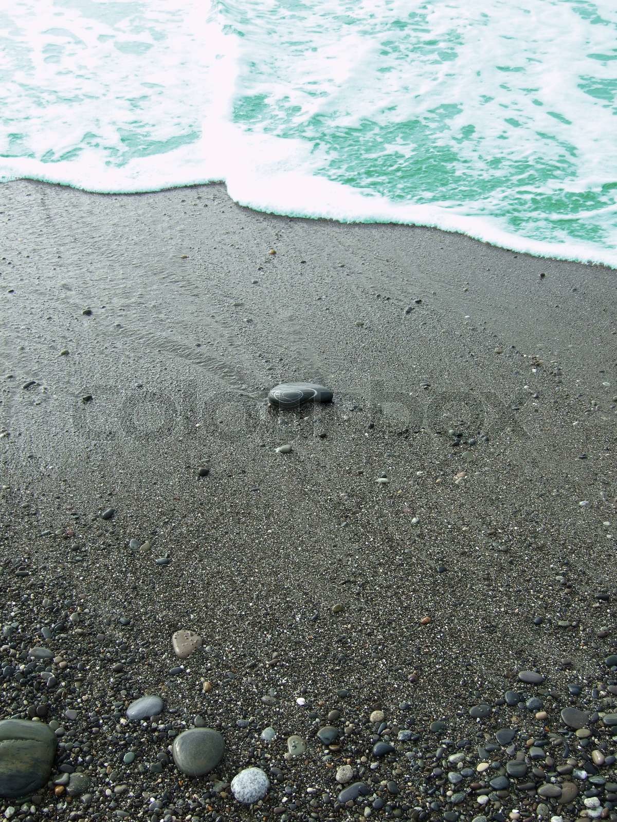 småsten sten på en strand | Stock foto | Colourbox