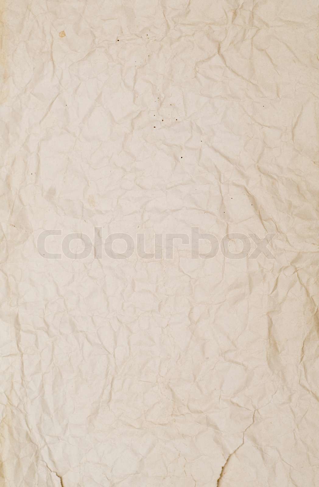 gamle krøllet papir stor, som en baggrund | Stock foto | Colourbox