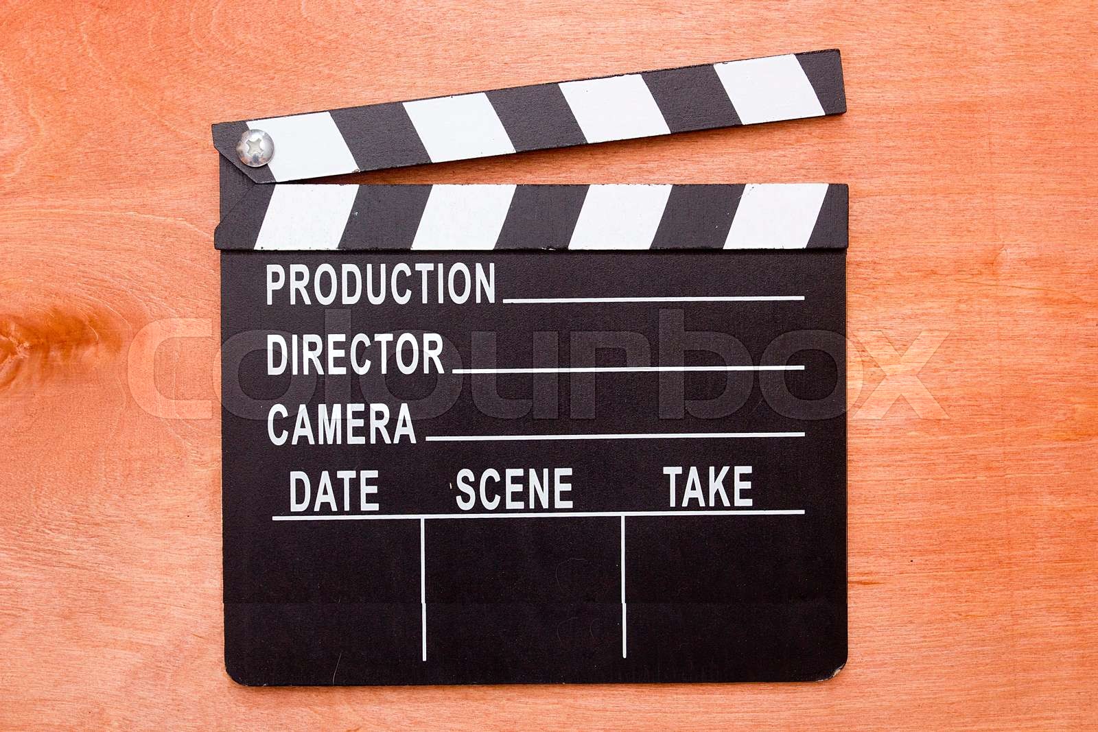 Cinema clapper | Stock image | Colourbox