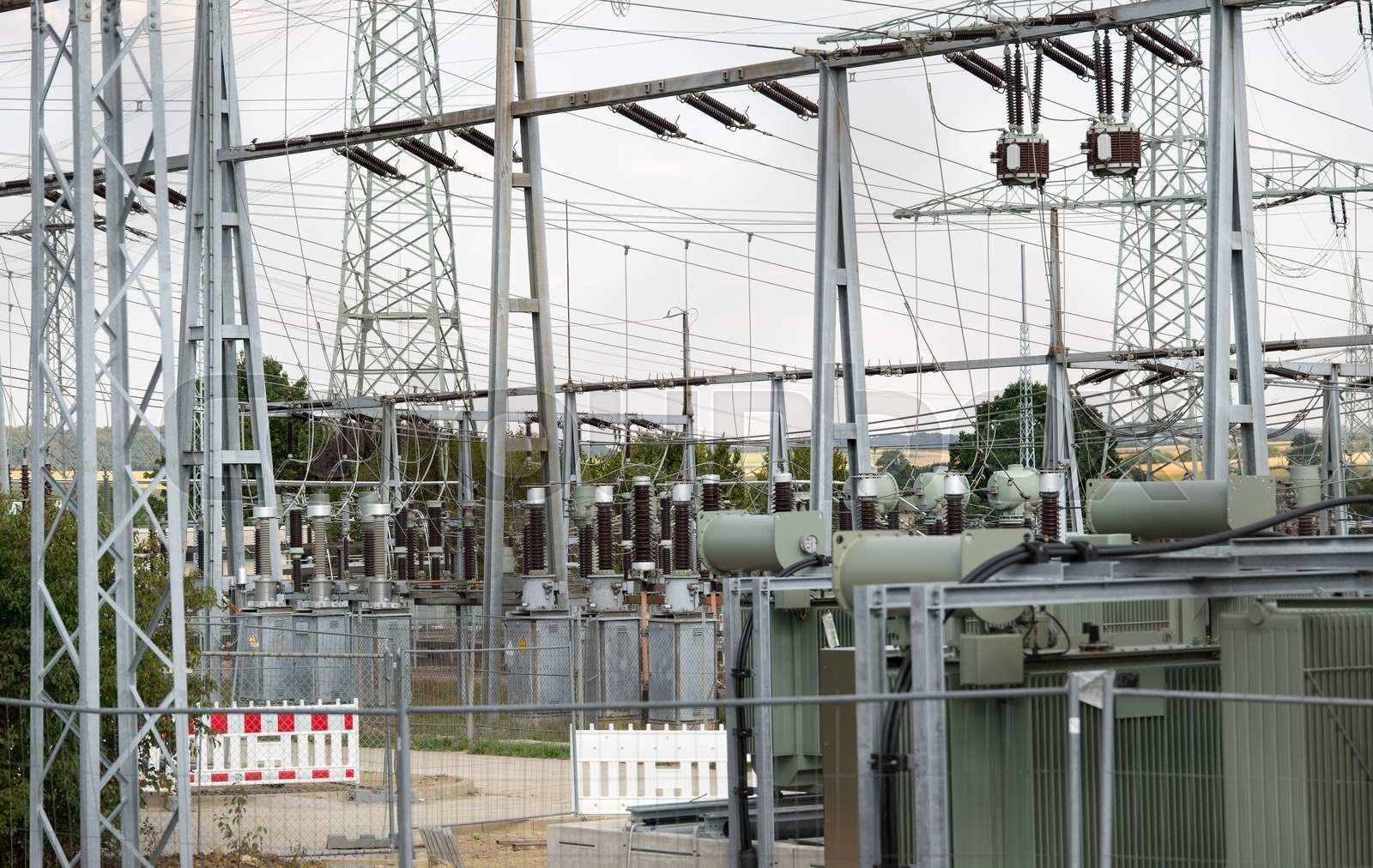 Electrical substation | Stock image | Colourbox