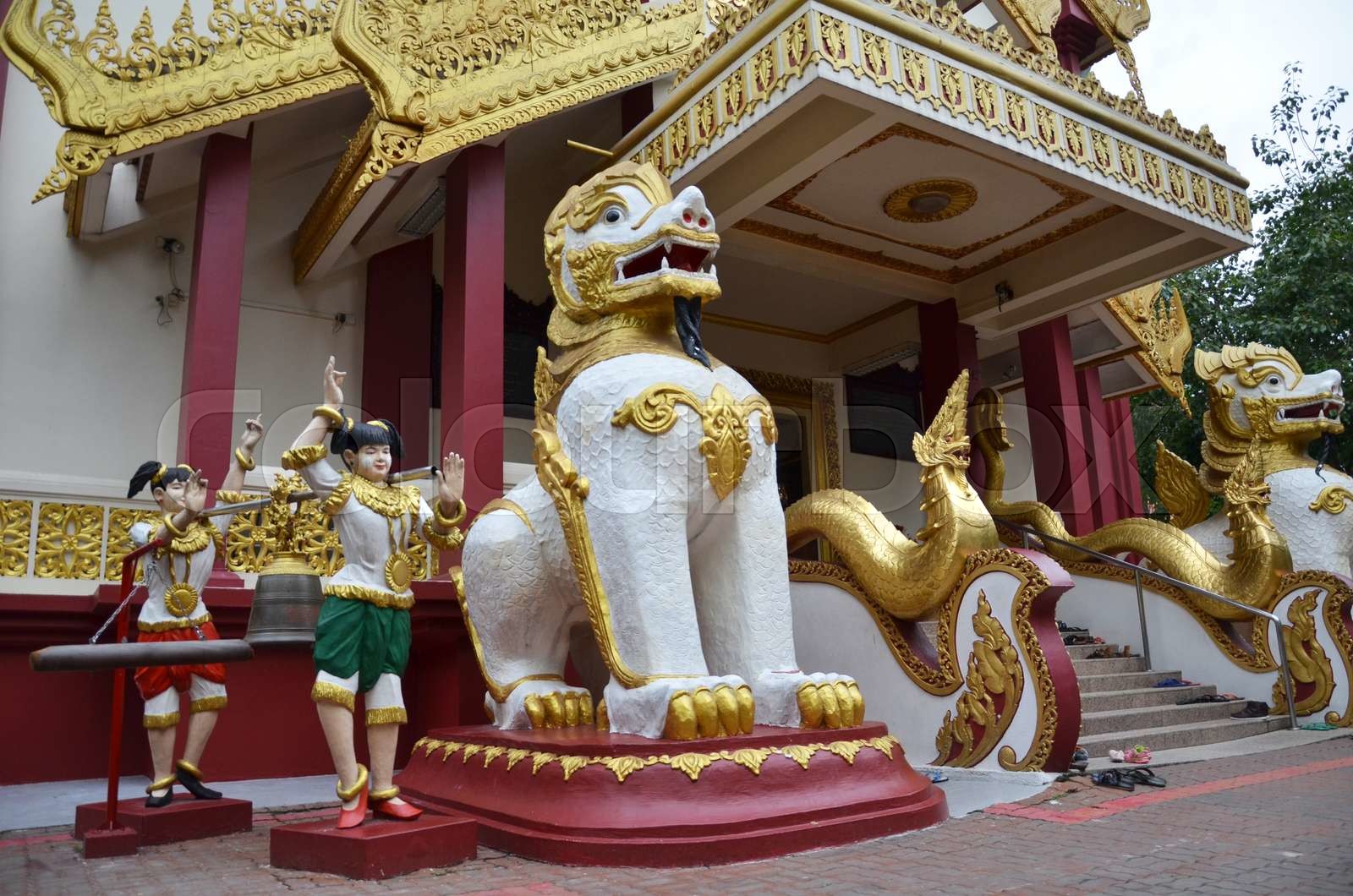 Maha Sasana Ramsi Burmese Buddhist Temple in Singapore | Stock image ...