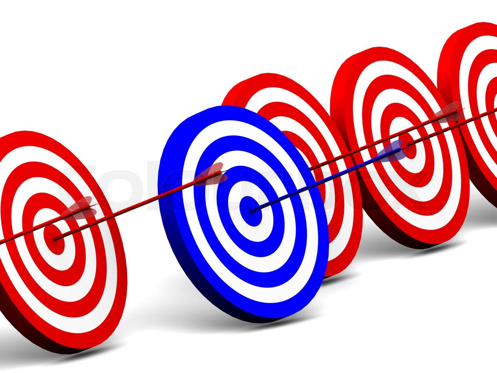 Target 3d | Stock image | Colourbox