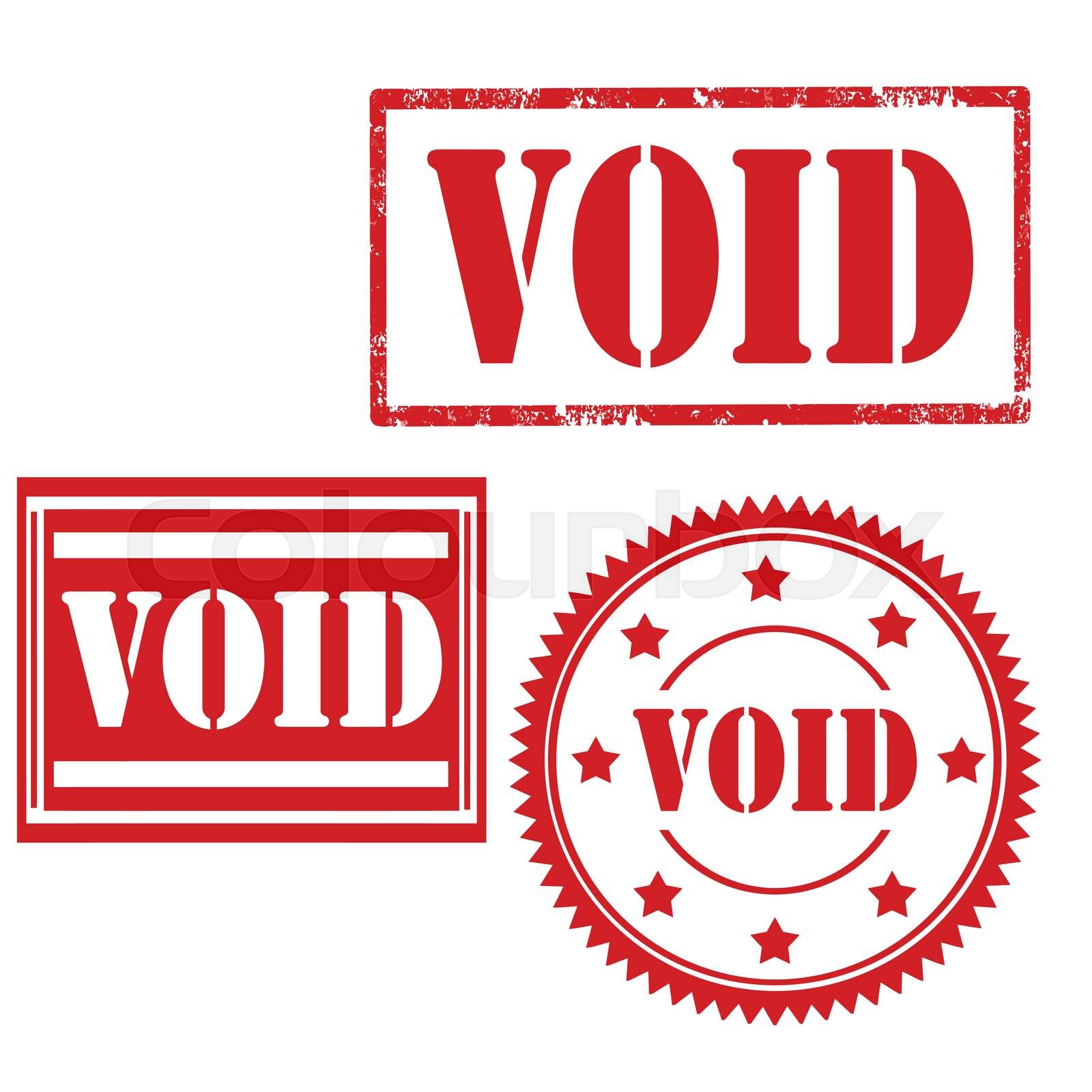 Void-stamps | Stock vector | Colourbox