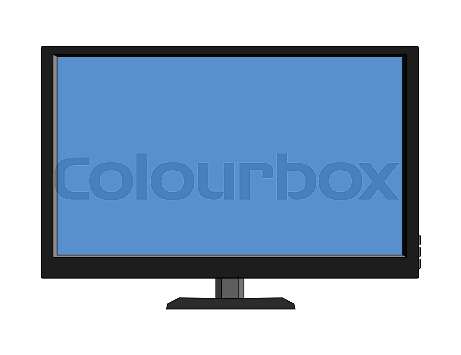 led tv | Stock vector | Colourbox