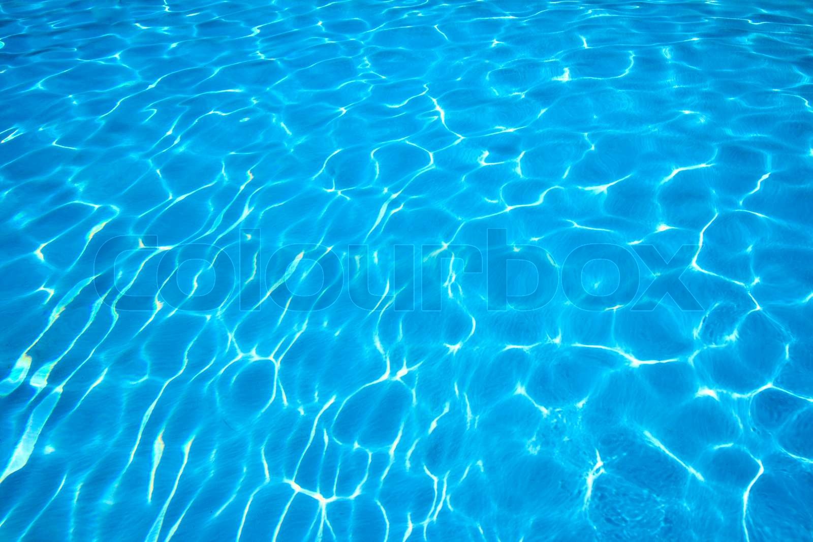 pool water blue | Stock image | Colourbox