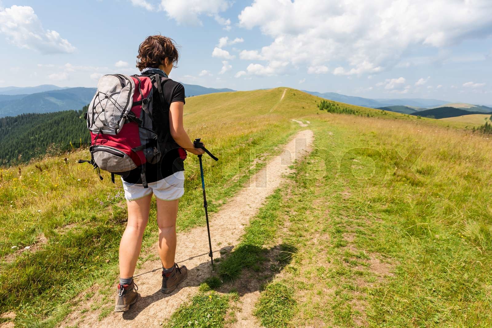 Hiker girl | Stock image | Colourbox